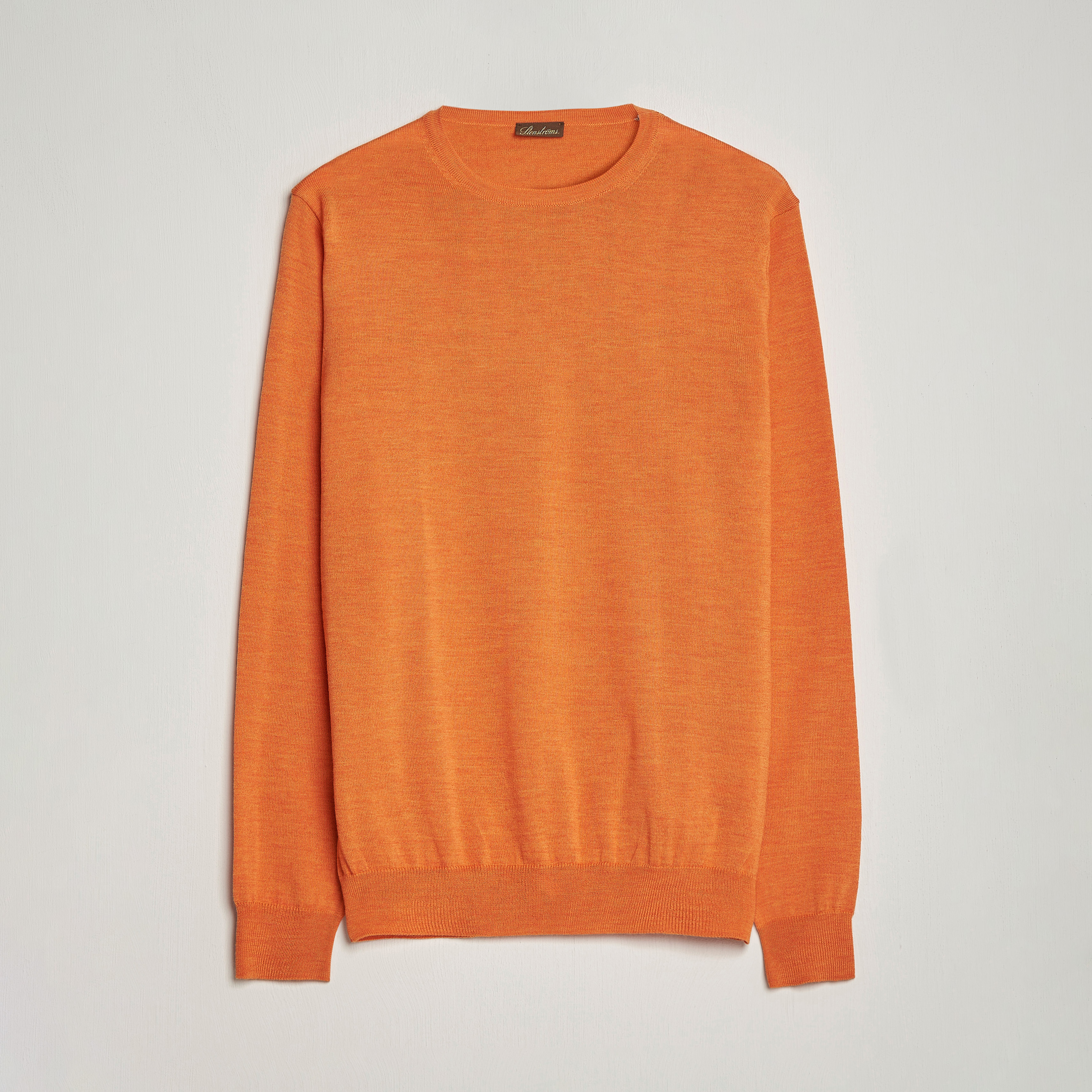 Stenströms Merino Crew Neck Orange at CareOfCarl.com