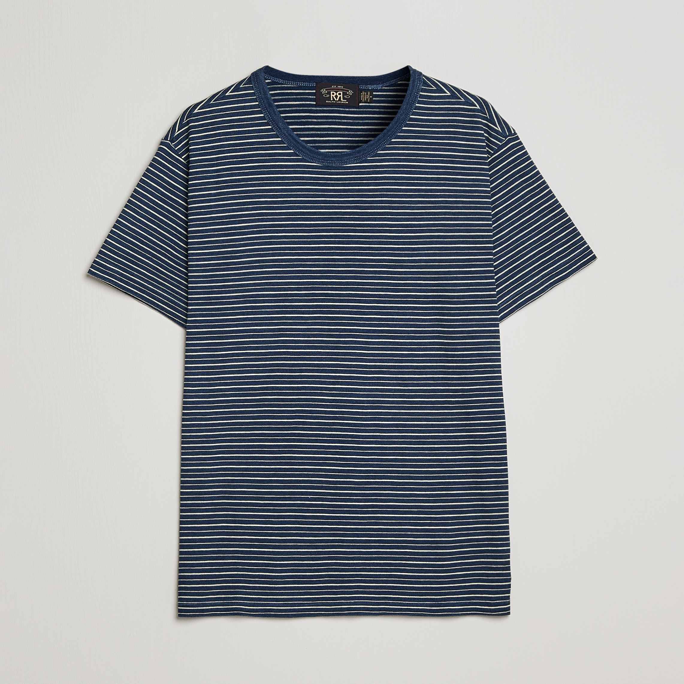 RRL Washed Tee Black Indigo at CareOfCarl.com