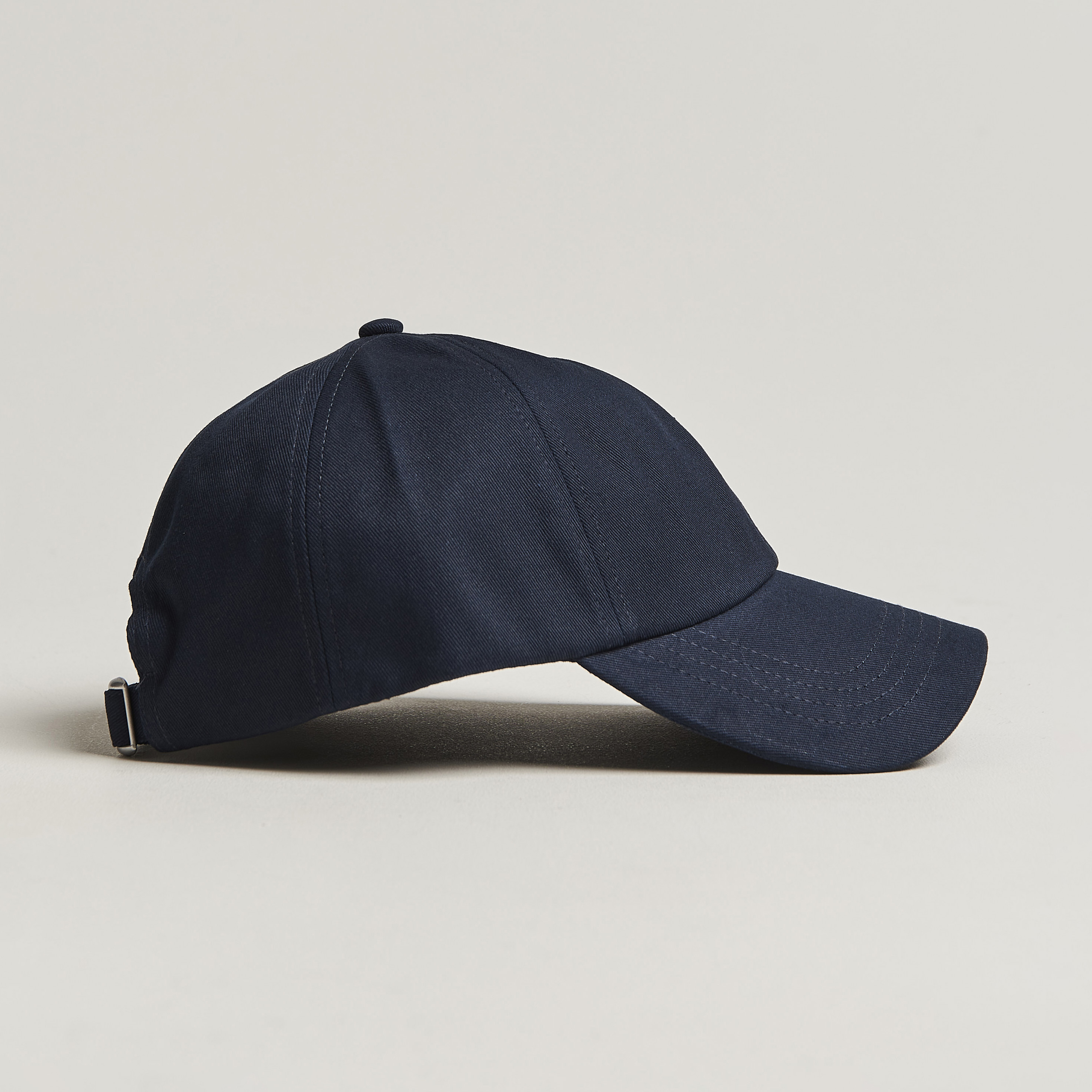 Woolrich Logo Baseball Cap Melton Blue at CareOfCarl.com