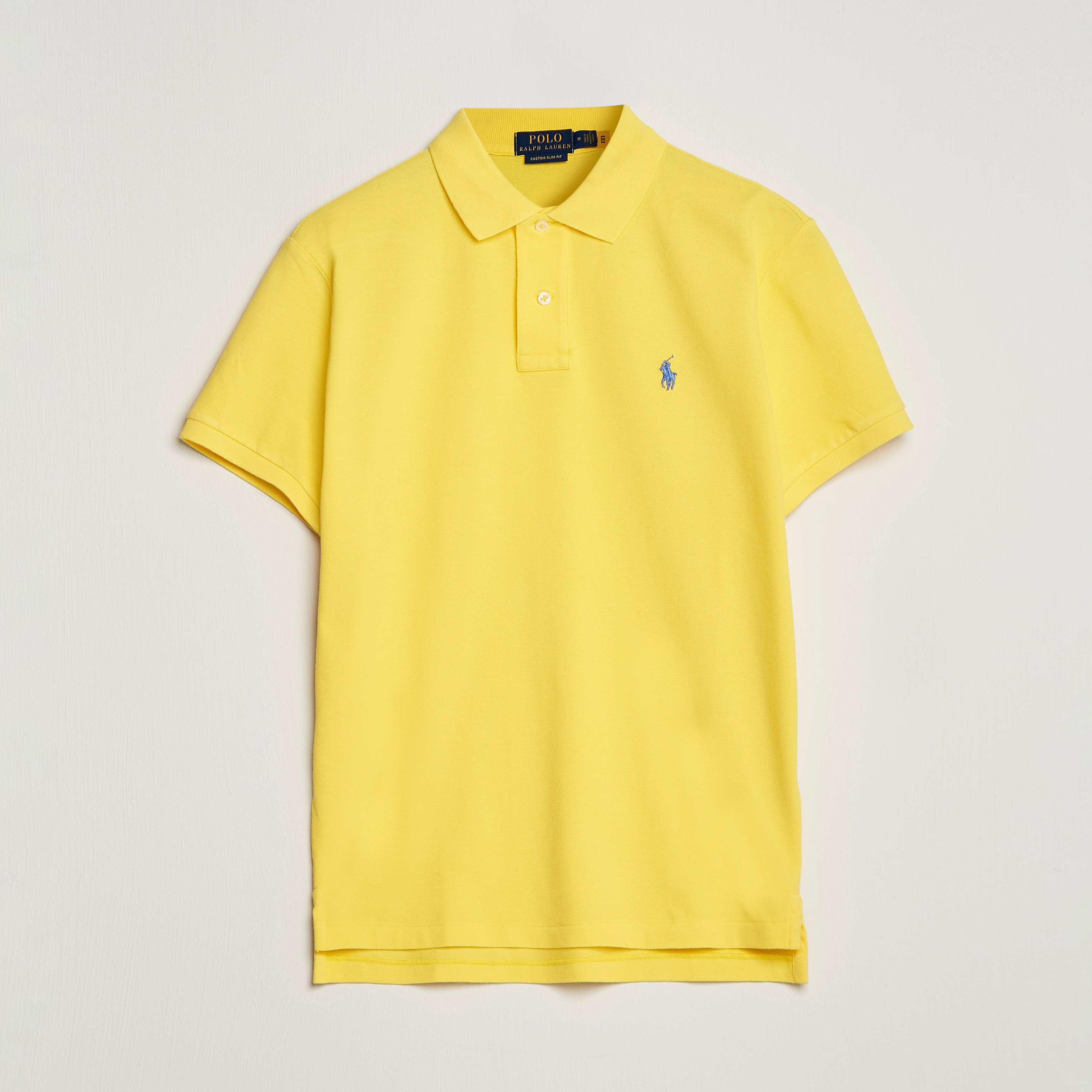Polo Ralph Lauren Custom Slim Fit Polo Lemon Crush at CareOfCarl.com