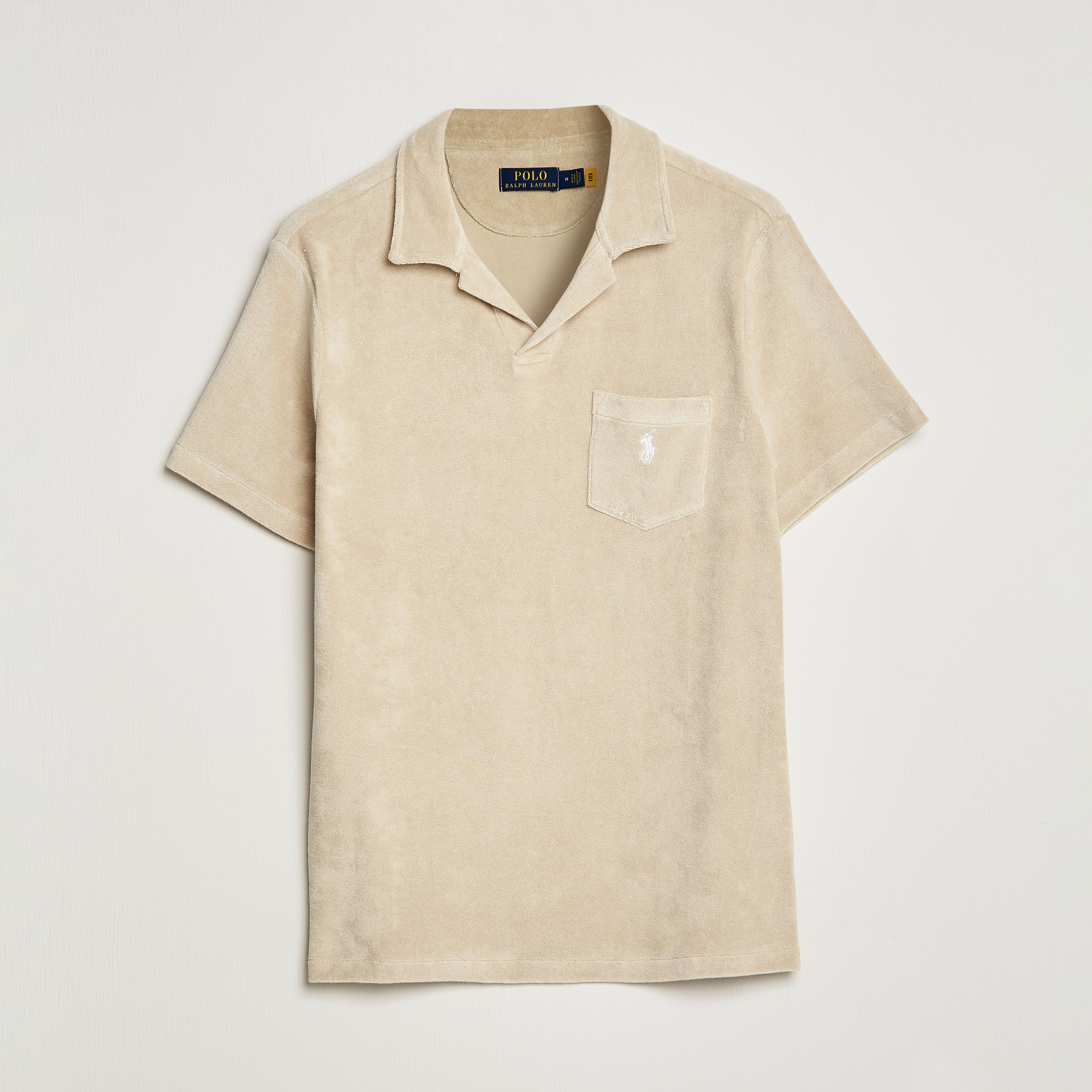 Polo Ralph Lauren Cotton Terry Polo Spring Beige at CareOfCarl.com