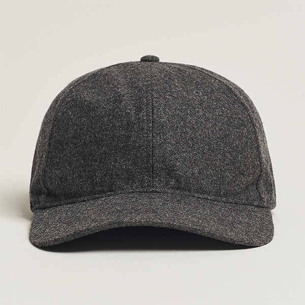 Polo Ralph Lauren Wool Cap Medium Grey at CareOfCarl.com