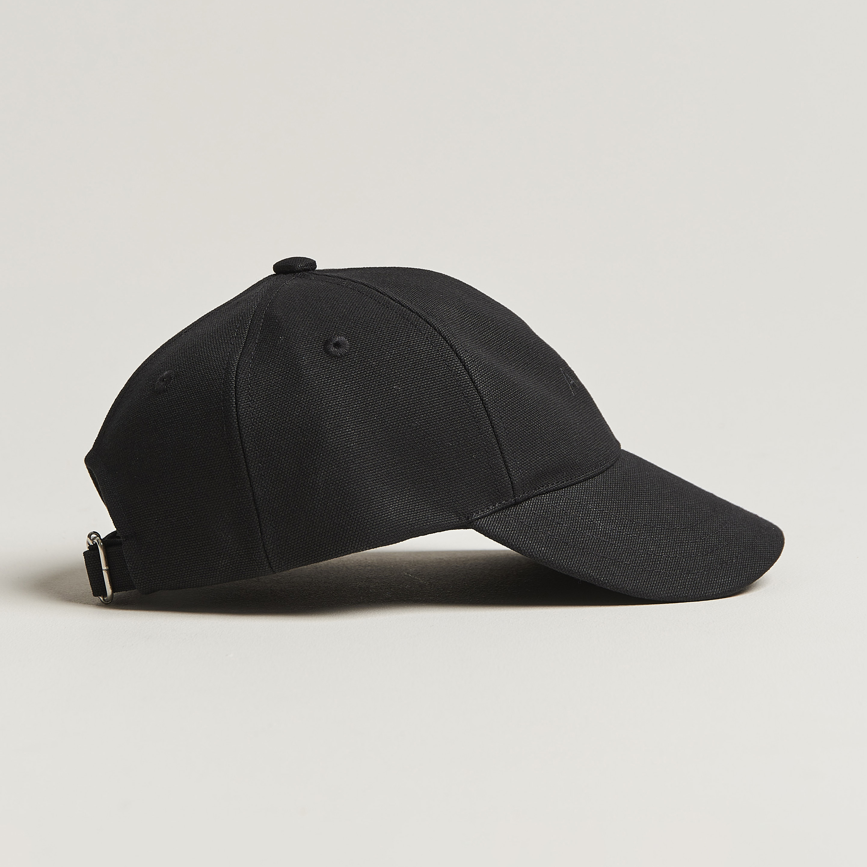 A.P.C. Charlie Baseball Cap Black at CareOfCarl.com