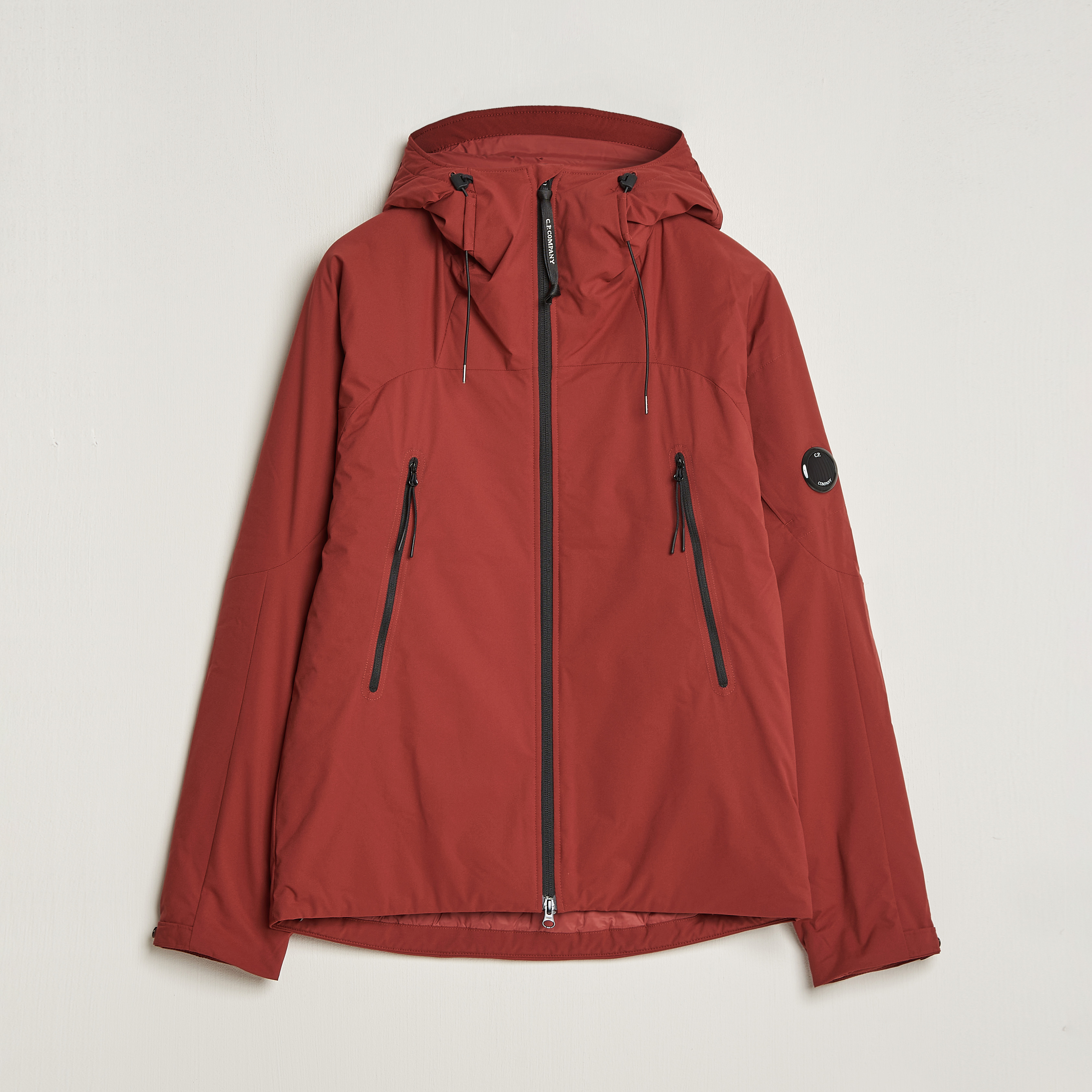 C.P. Company Pro-Tec Lightweight Padded Jacket Burnt Red at CareOfCarl.com