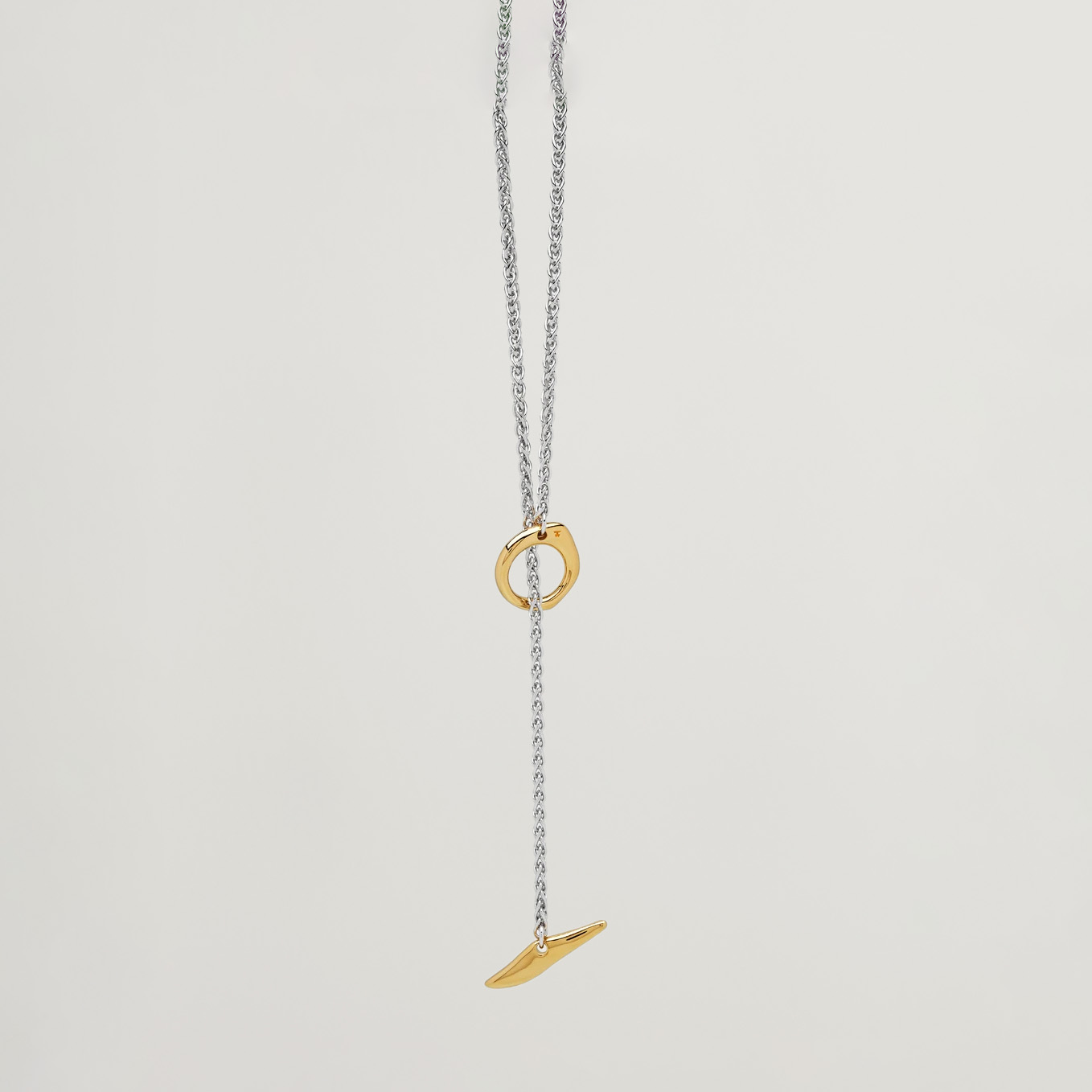 Tom Wood Robin Chain Duo Silver/Gold at CareOfCarl.com