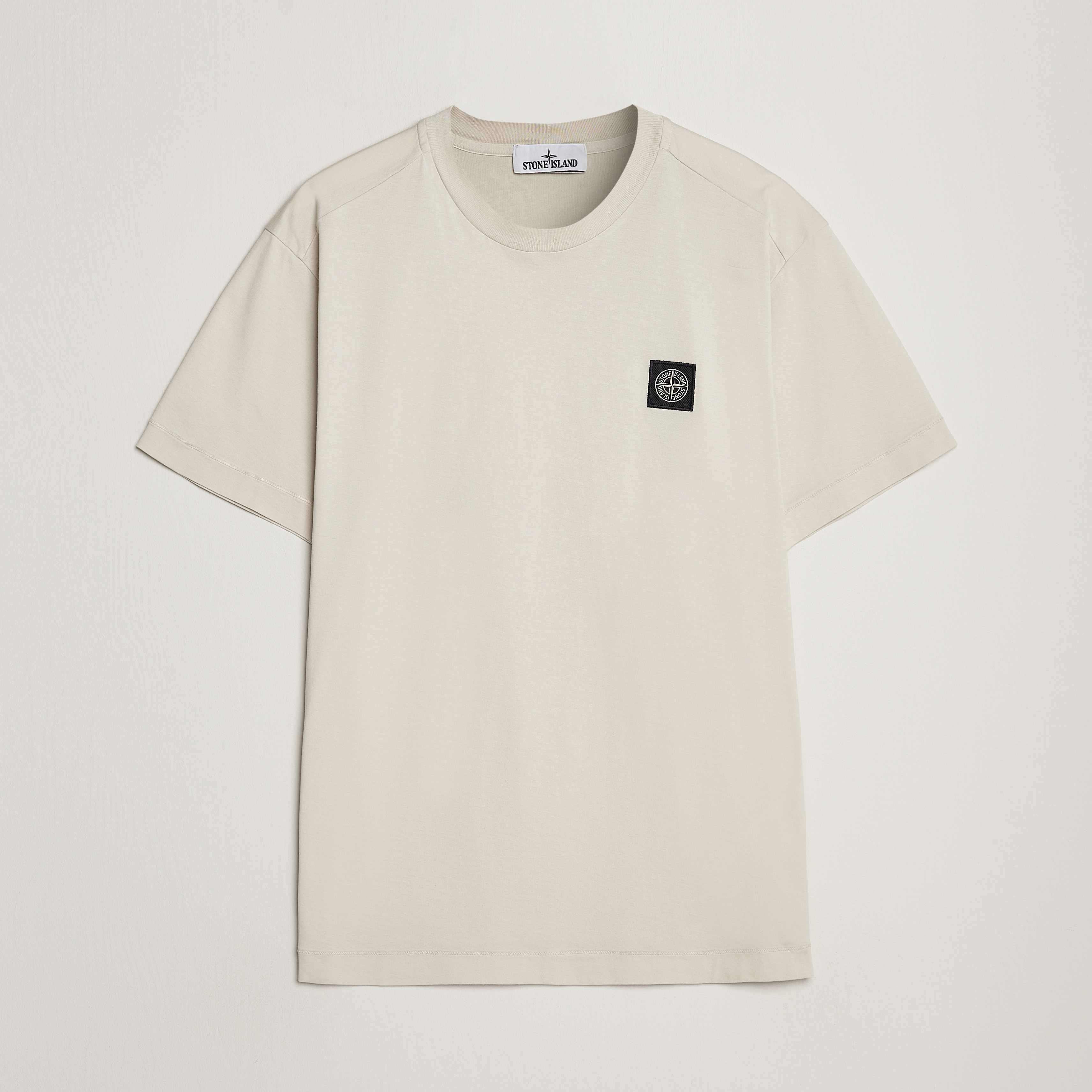 Stone Island Garment Dyed Jersey T-Shirt Plaster at CareOfCarl.com