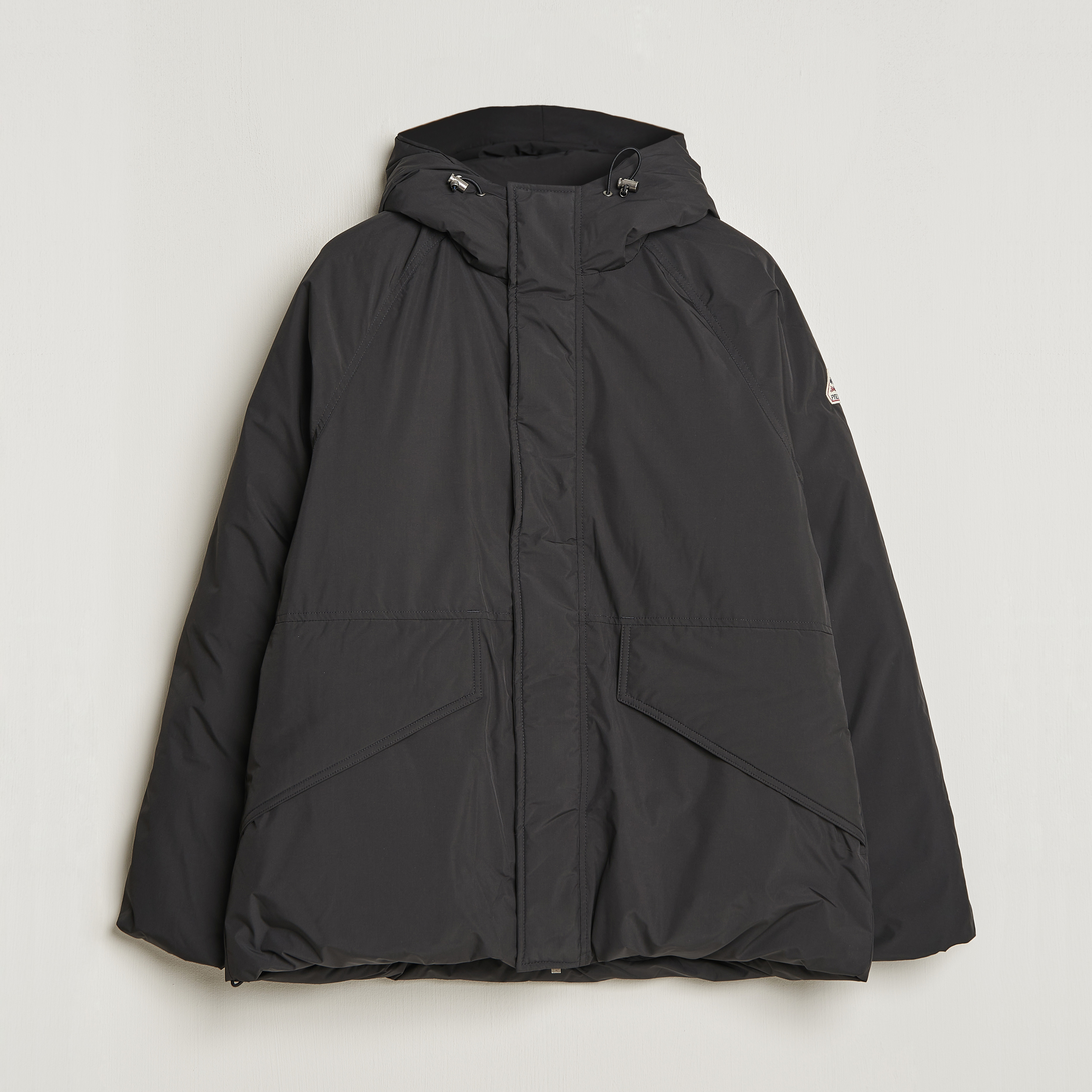 Pyrenex Covert Hooded Down Jacket Black at CareOfCarl.com