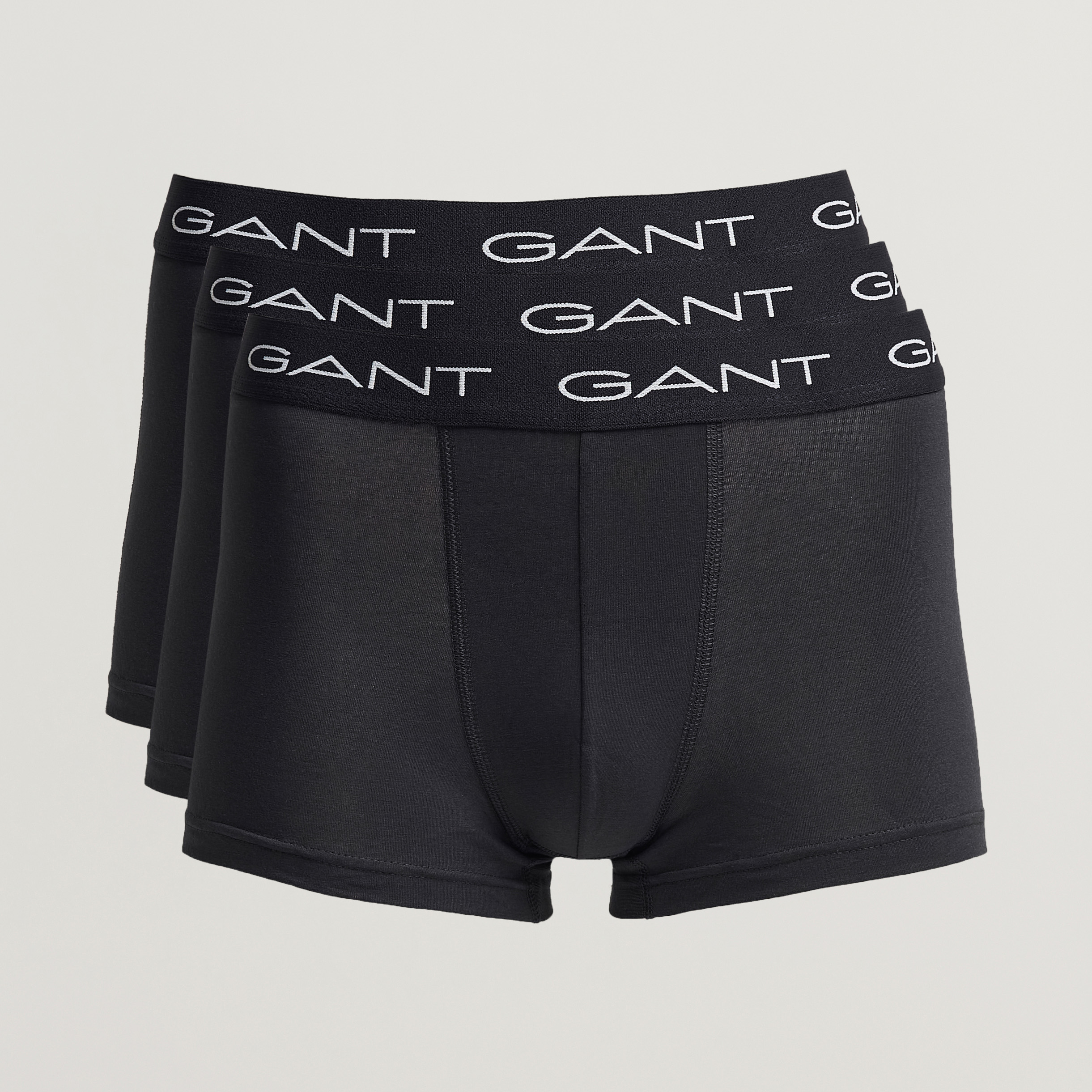 GANT 3-Pack Trunk Boxer Black at CareOfCarl.com