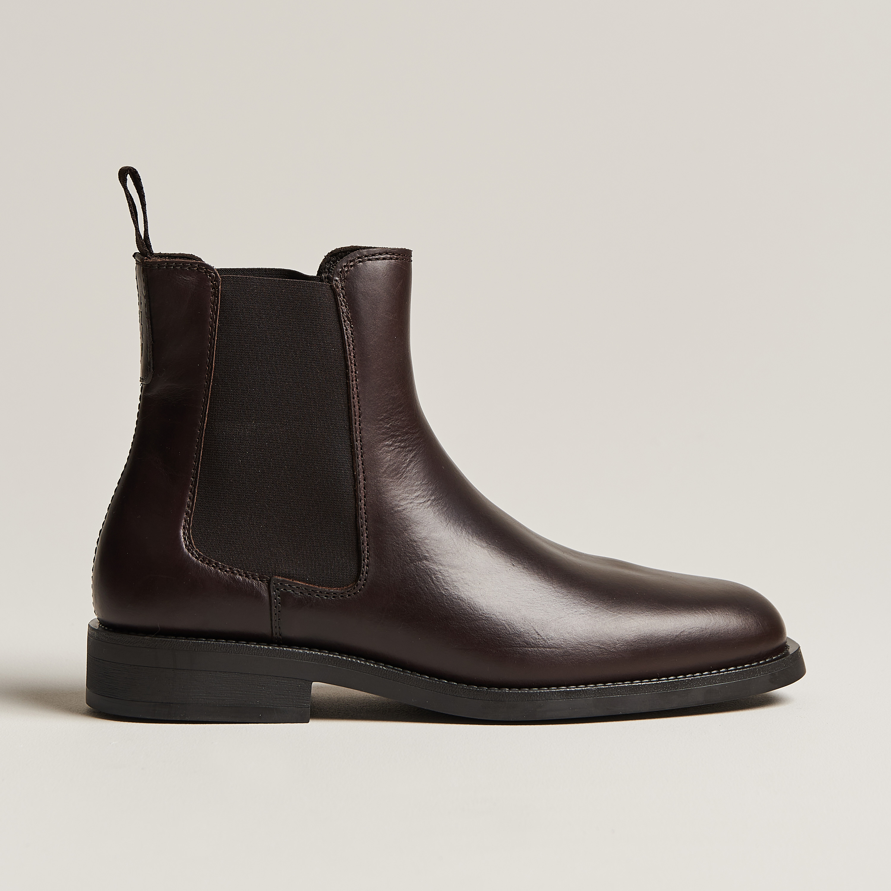 GANT Rizmood Leather Chelsea Boot Dark Brown at CareOfCarl.com