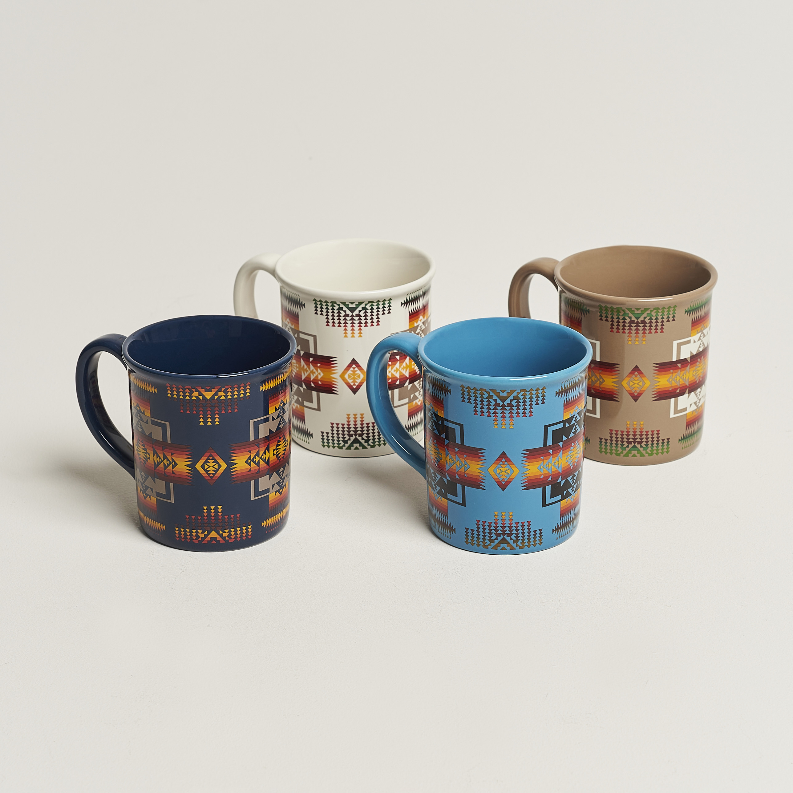 Pendleton Ceramic Mug Set 4-Pack Chief Joseph Mix at CareOfCarl.com