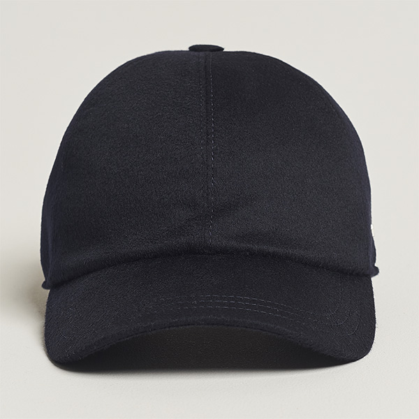 Zegna Cashmere Baseball Cap Navy at CareOfCarl.com