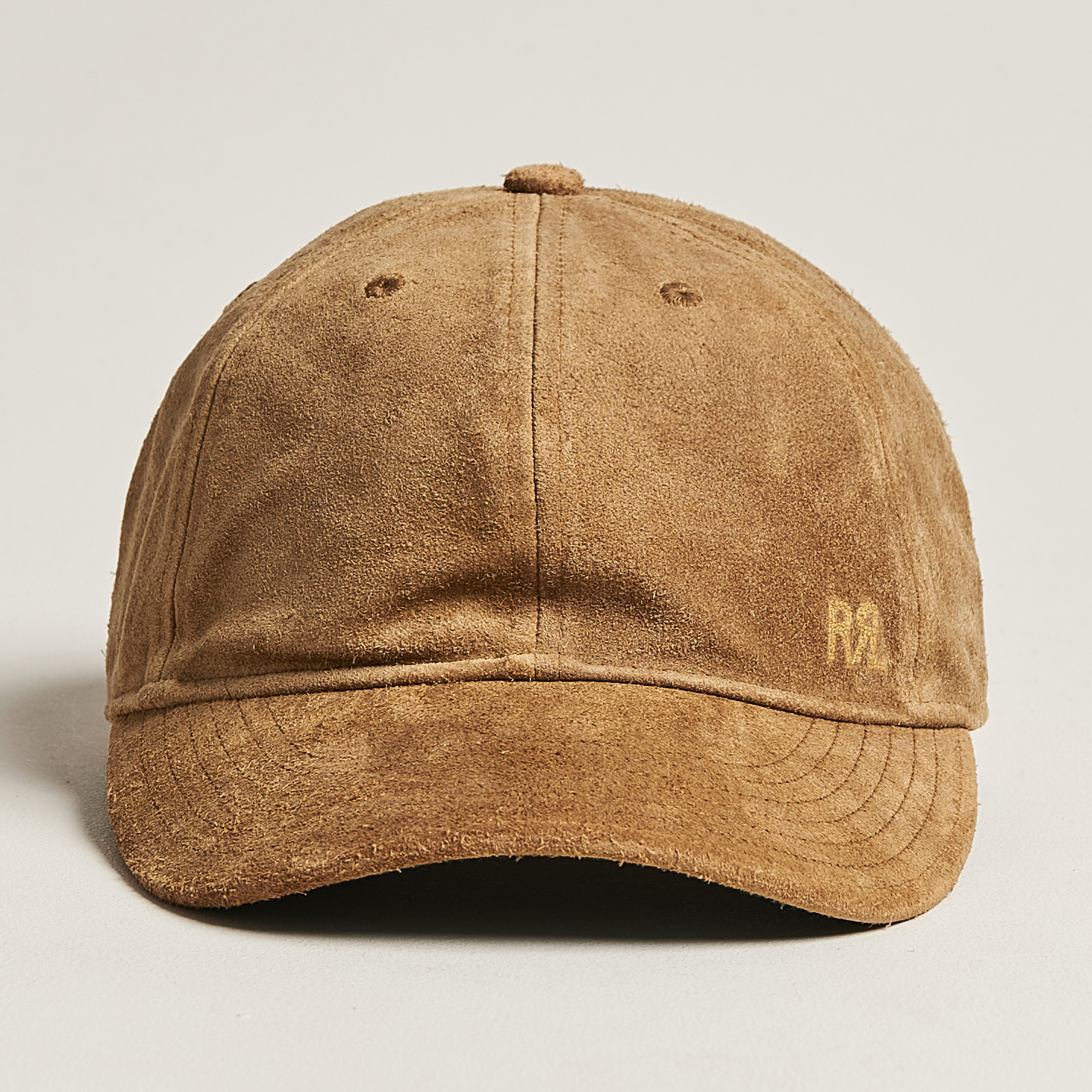 RRL Rough Out Baseball Cap Brown at CareOfCarl.com