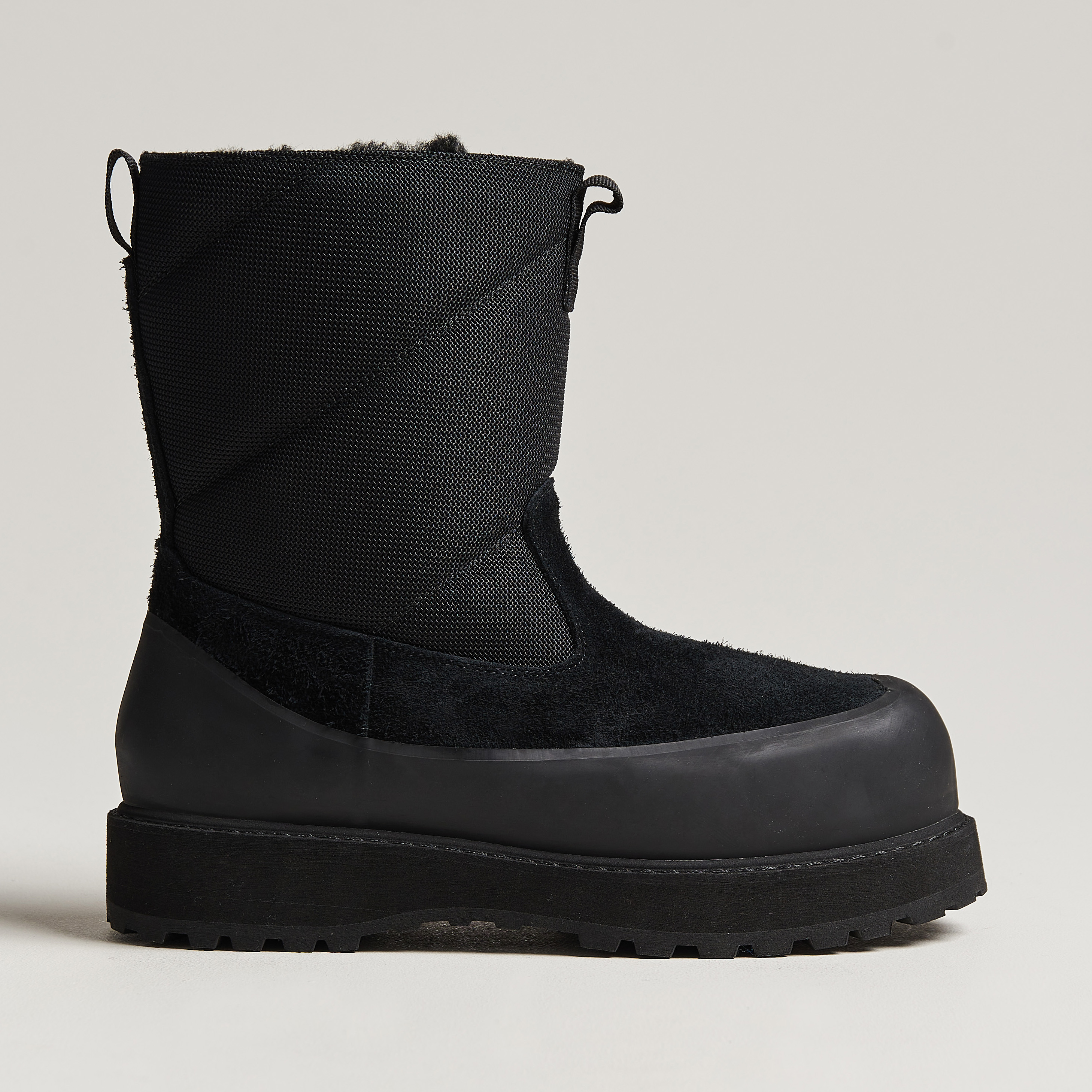 Diemme Alpago Shearling Snow Boot Black at CareOfCarl.com