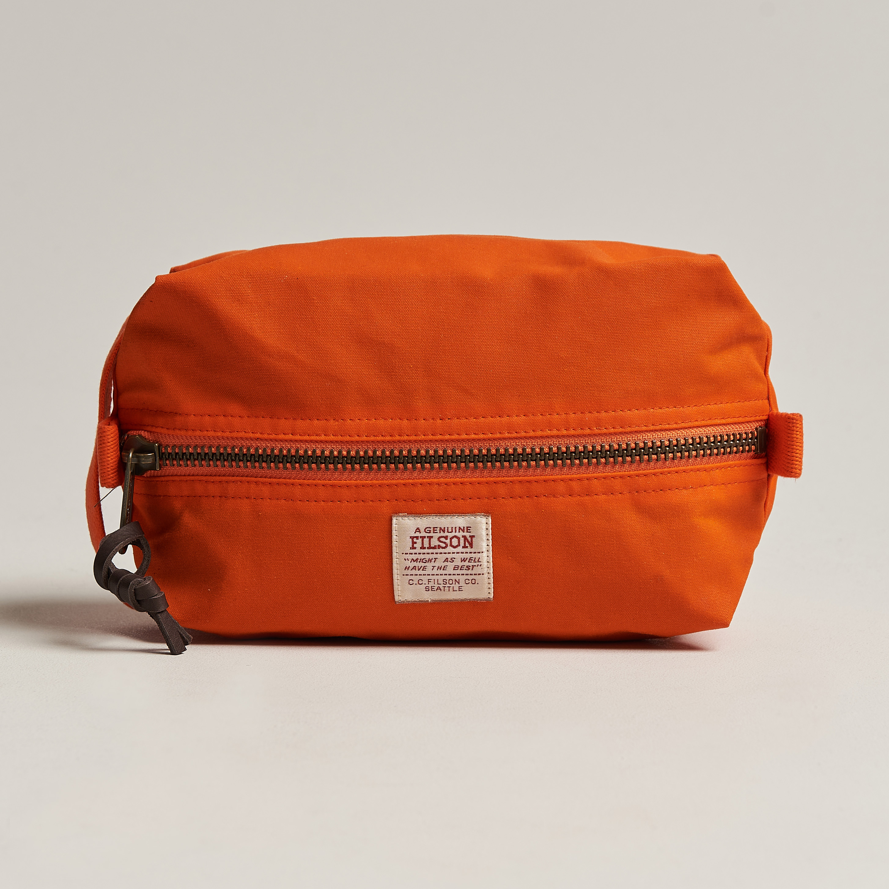 Filson Tin Cloth Travel Kit Flame at CareOfCarl.com