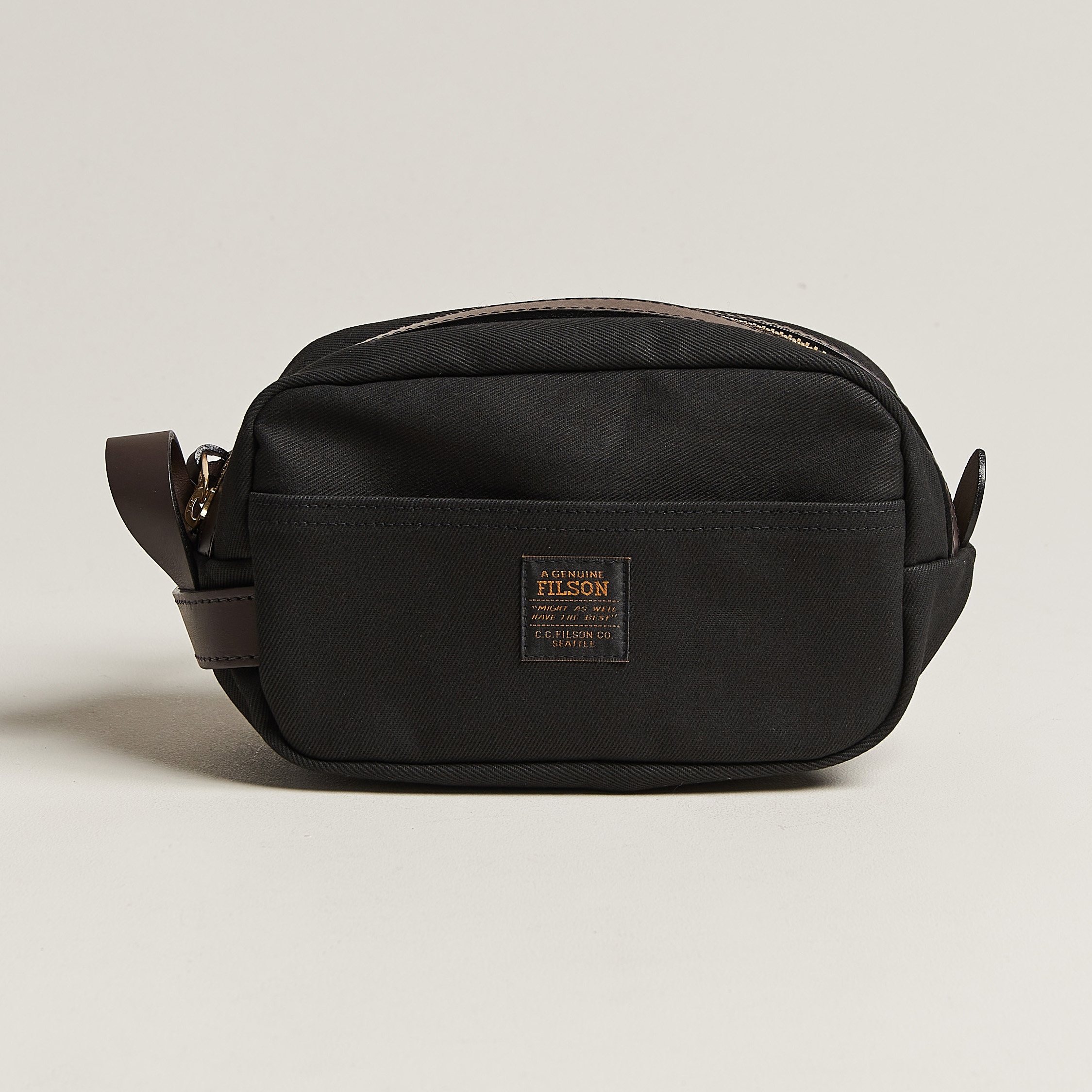 Filson Rugged Twill Travel Kit Black at CareOfCarl.com