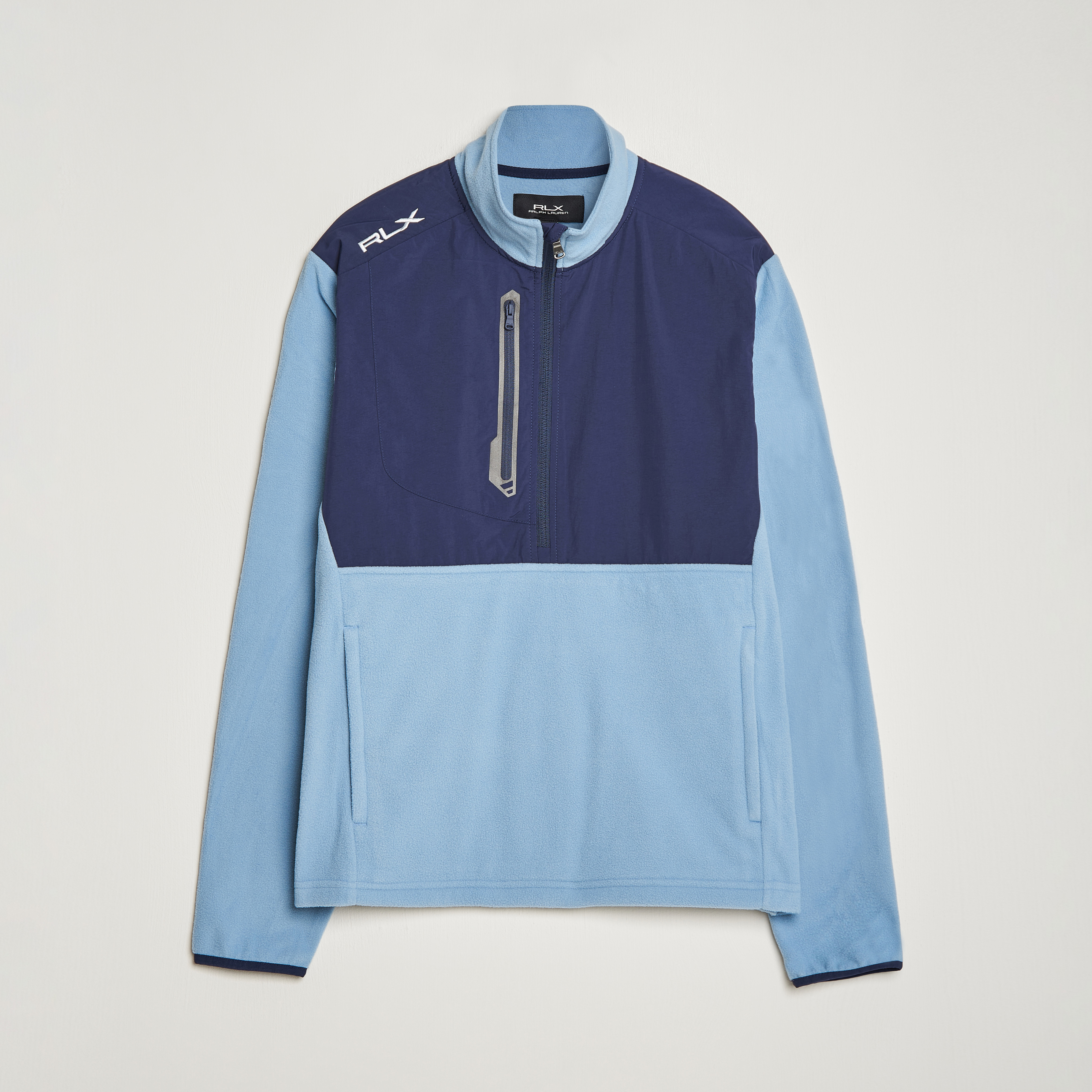RLX Ralph Lauren Tour Fleece Sweatshirt Vessel Blue at CareOfCarl.com