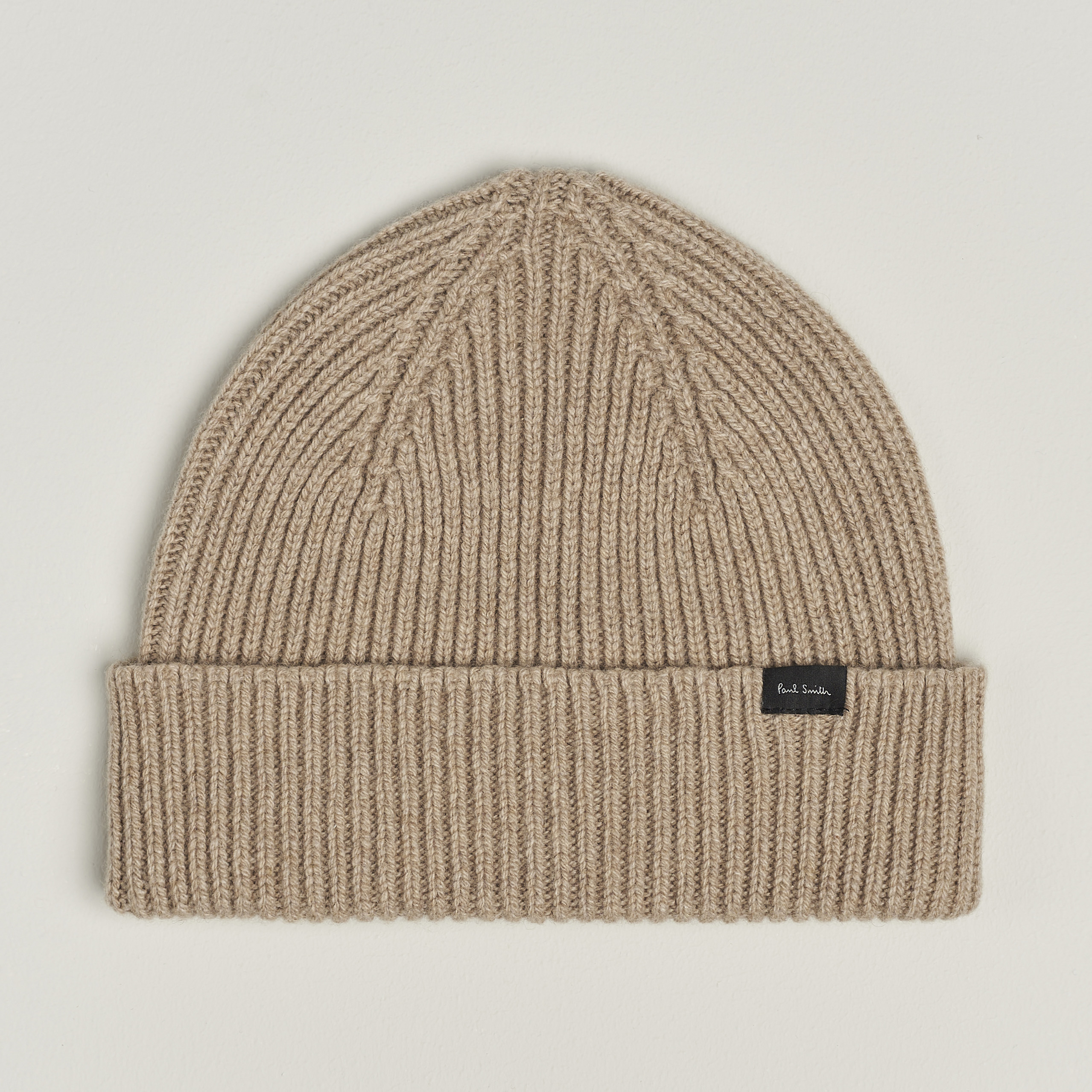 Paul Smith Cashmere Beanie Beige at CareOfCarl.com