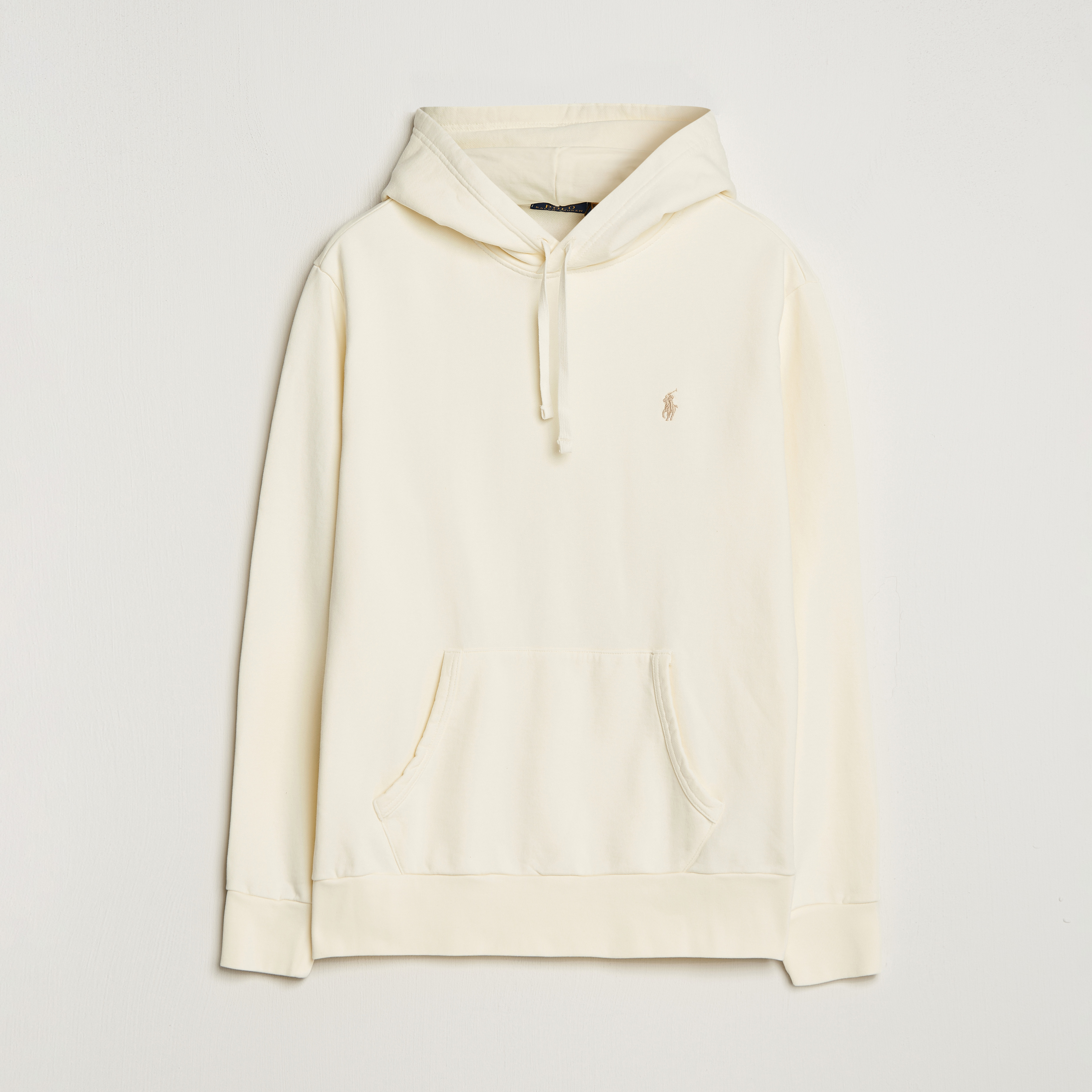 Polo Ralph Lauren Loopback Terry Hoodie Clubhouse Cream at CareOfCarl.com