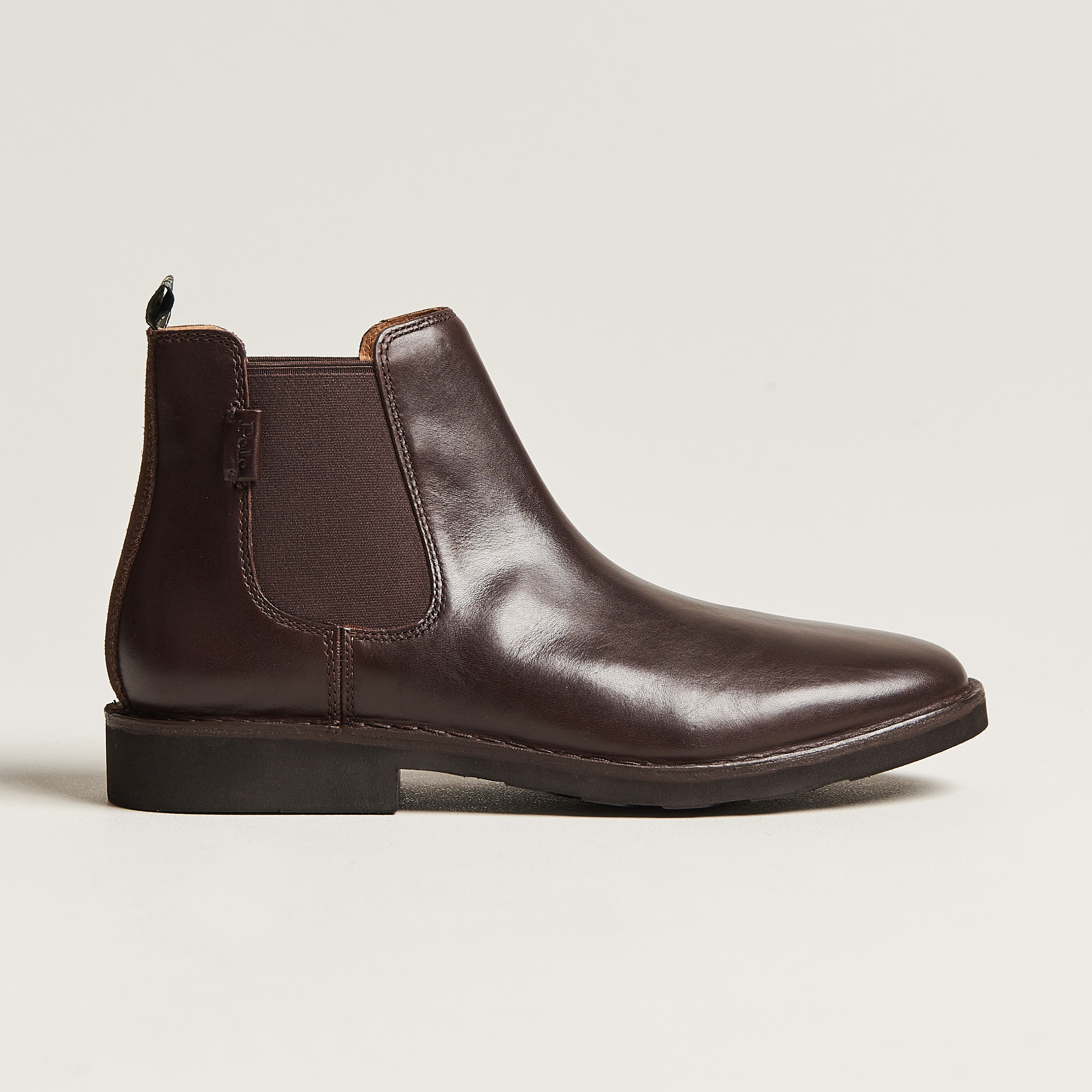 Polo Ralph Lauren Talan Chelsea Boot Dark Brown Calf at CareOfCarl.com