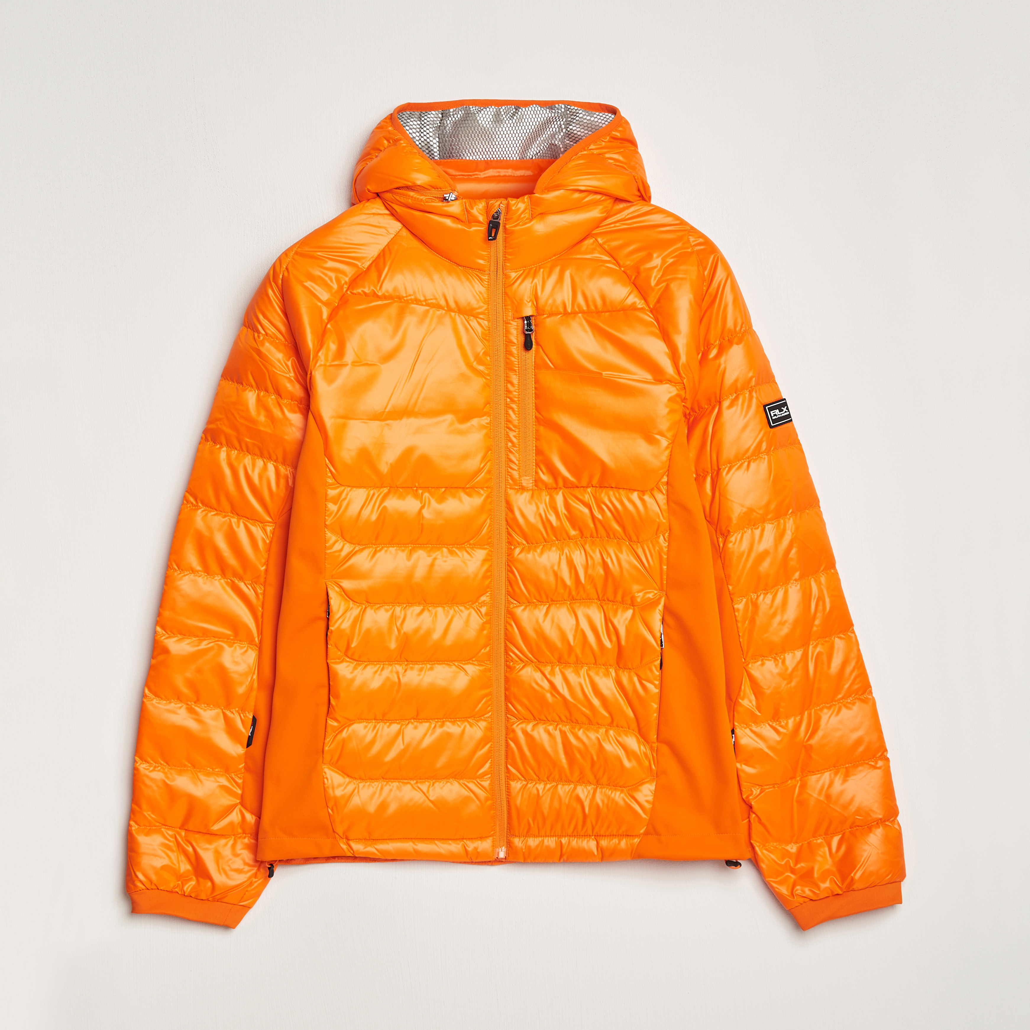 RLX Ralph Lauren Hooded Down Jacket Sailing Orange at CareOfCarl.com