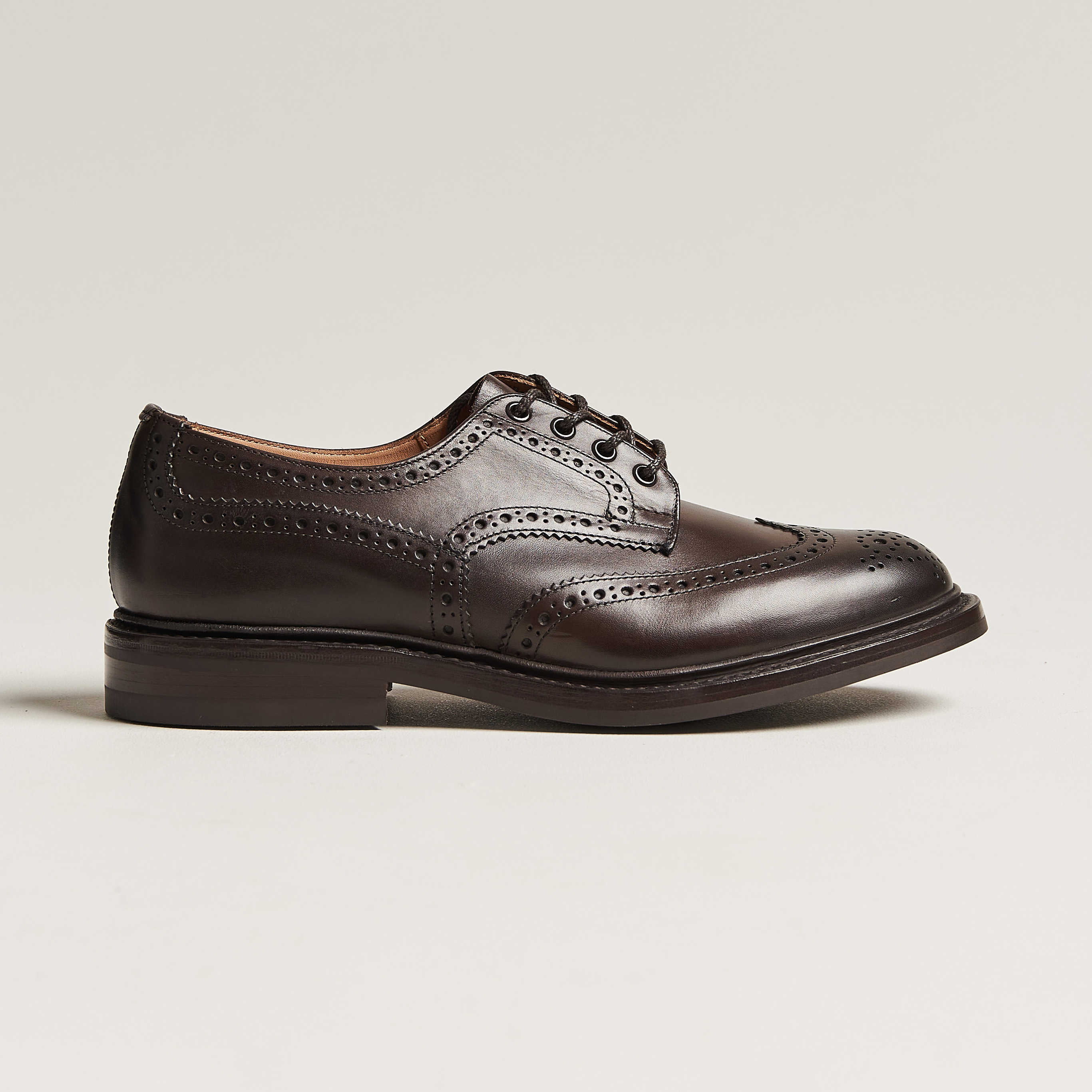 Tricker's Bourton Country Brogues Espresso Calf at CareOfCarl.com