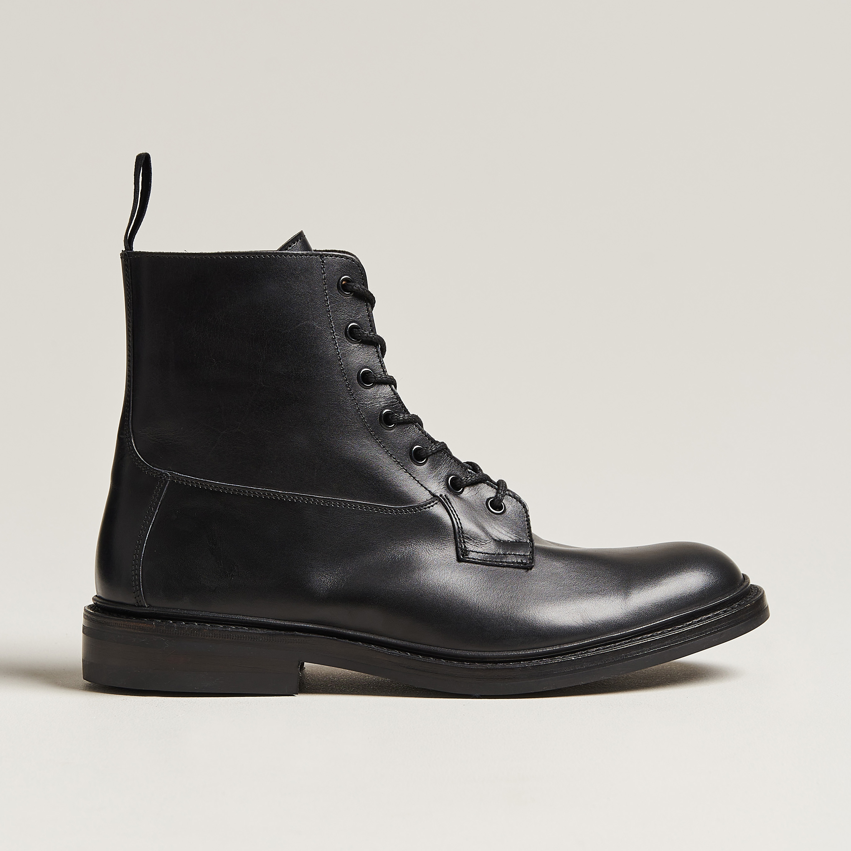 Tricker's Burford Dainite Country Boots Black Calf at CareOfCarl.com