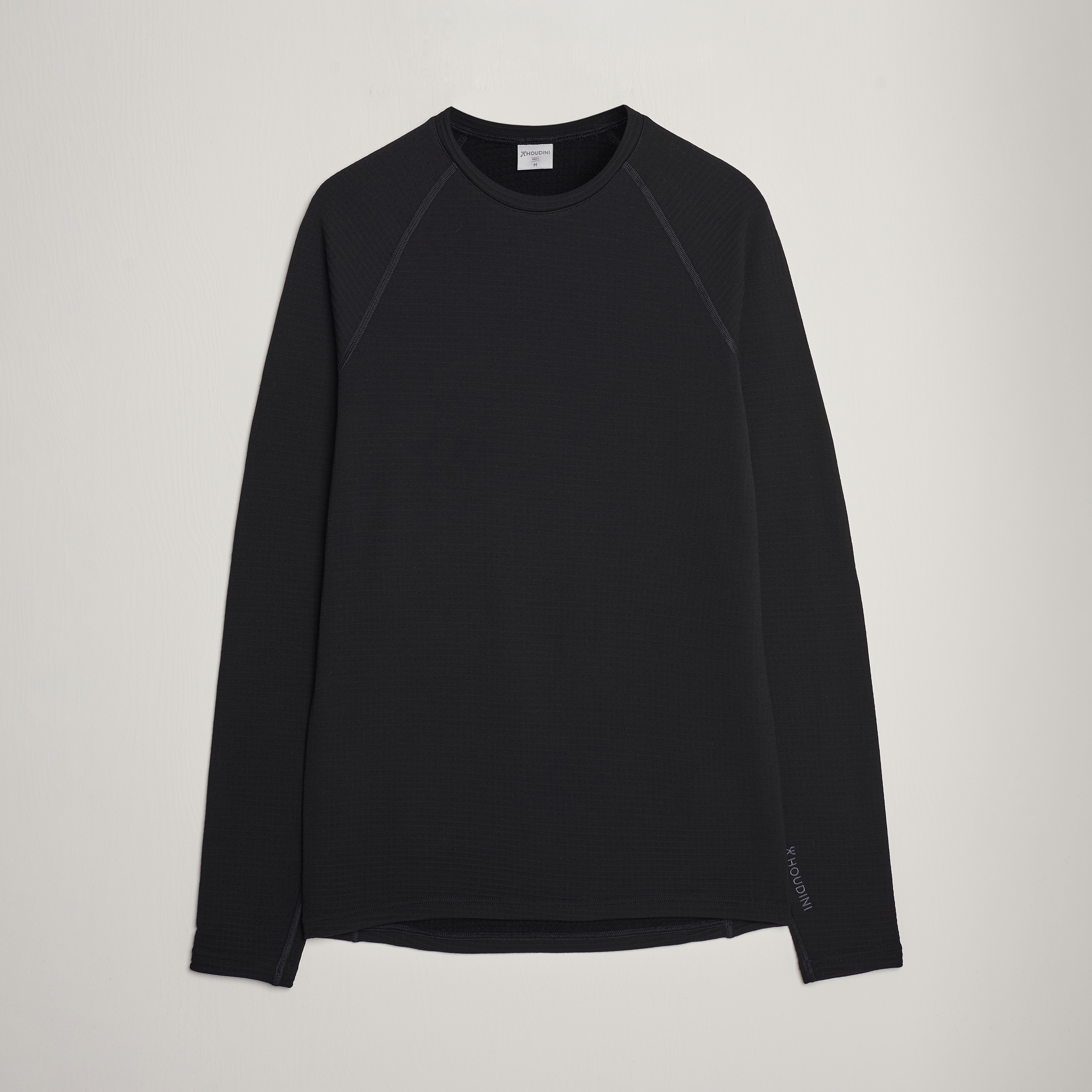 Houdini Desoli Merino Thermal Crew True Black at CareOfCarl.com