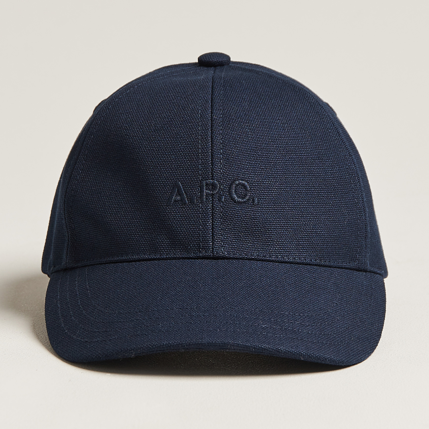 A.P.C. Charlie Baseball Cap Dark Navy at CareOfCarl.com
