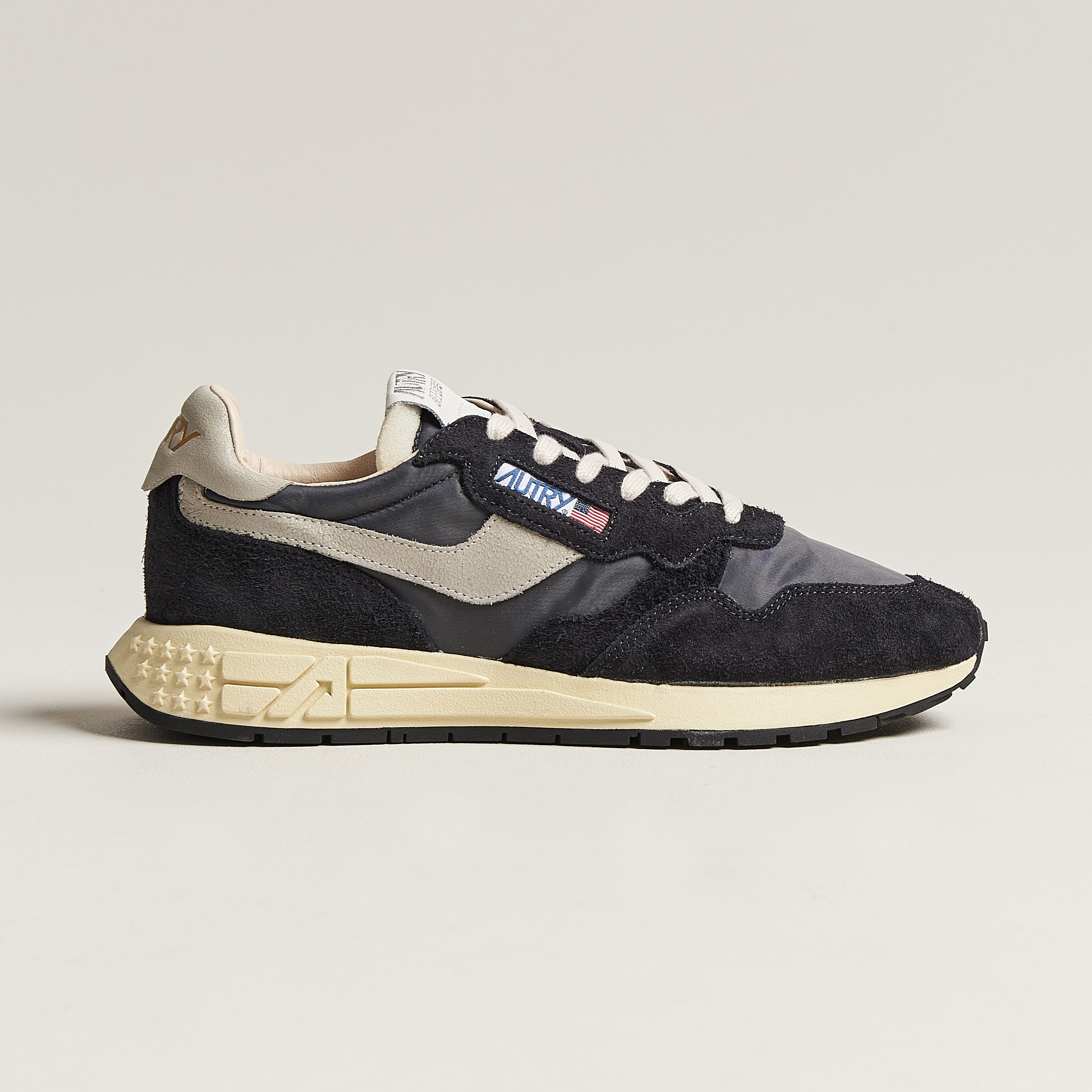 Autry Reelwind Running Sneaker Black at CareOfCarl.com