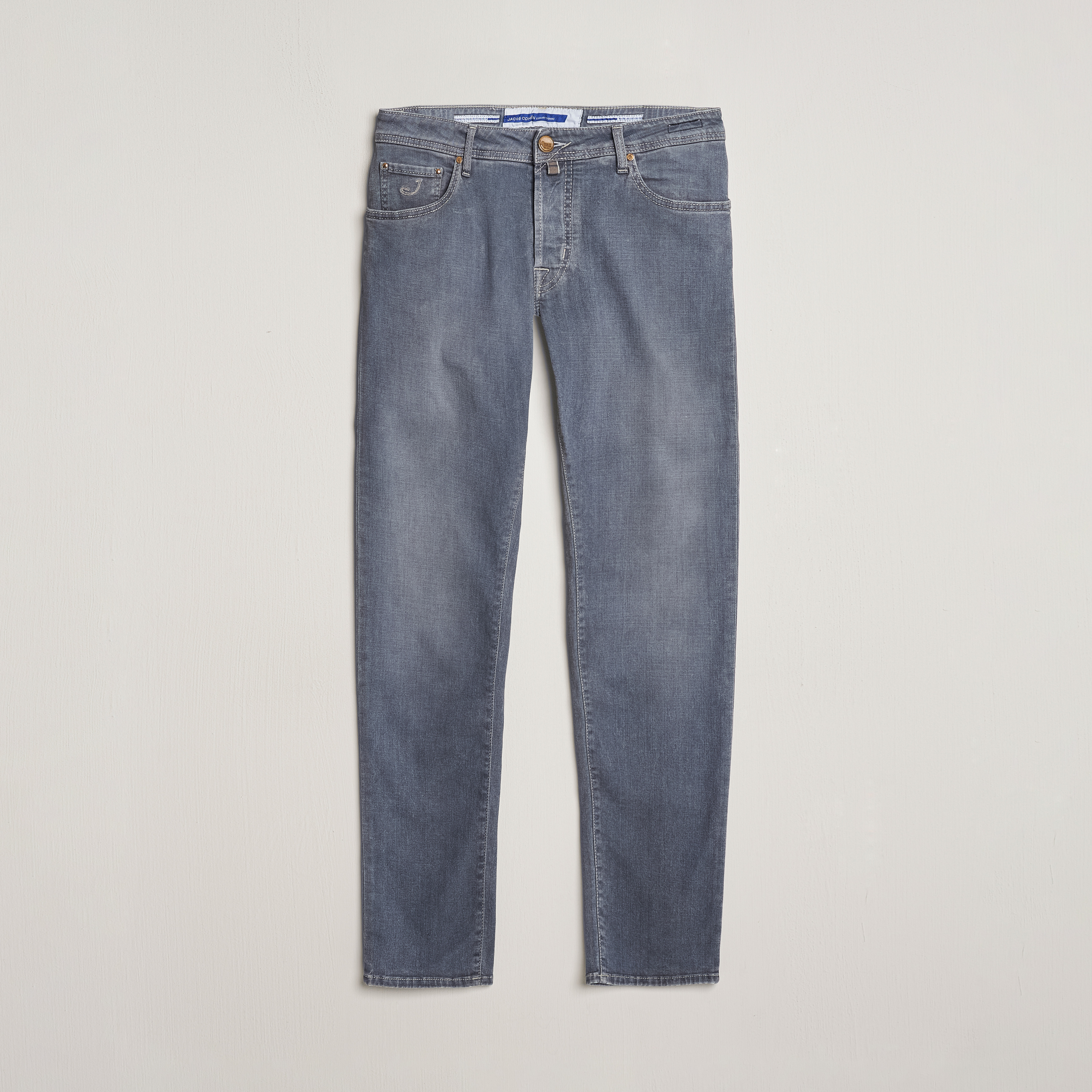Jacob Cohën Nick Naples Super Slim Stretch Jeans Light Grey at CareOfCarl.c