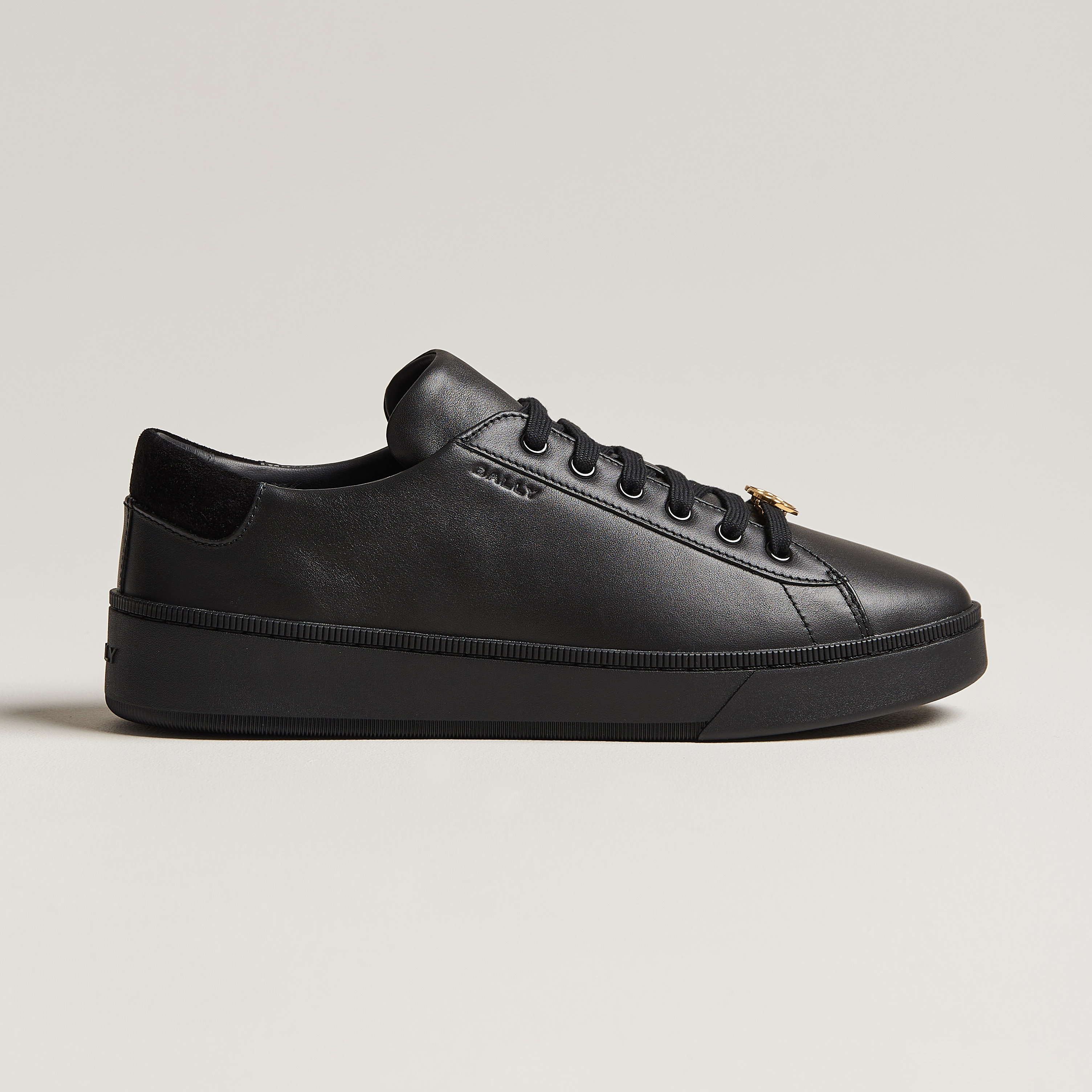 Bally Ryver Leather Sneaker Black at CareOfCarl.com
