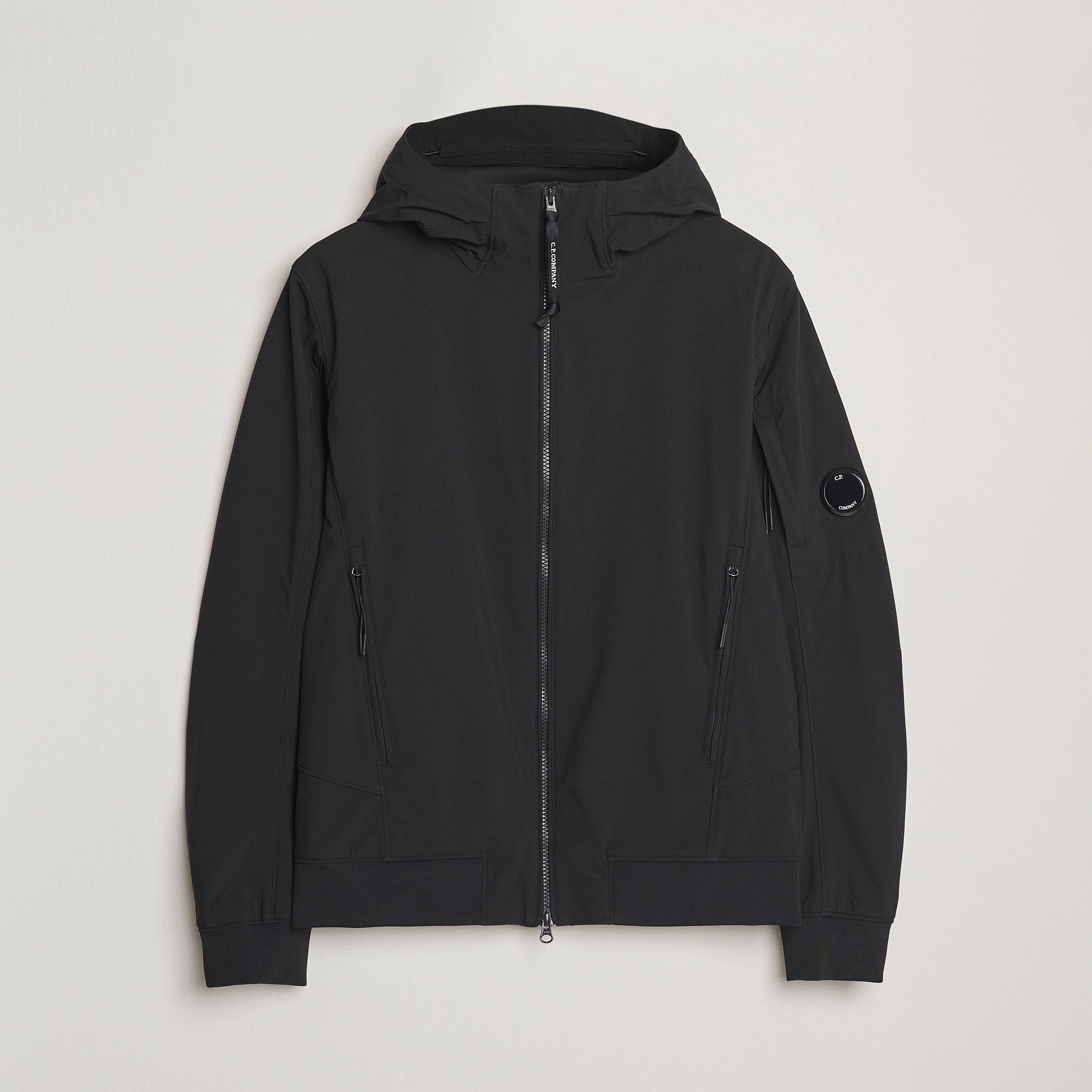 C.P. Company Shell R Hooded Jacket Black at CareOfCarl.com