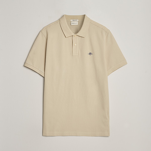GANT The Original Polo Silky Beige at CareOfCarl.com