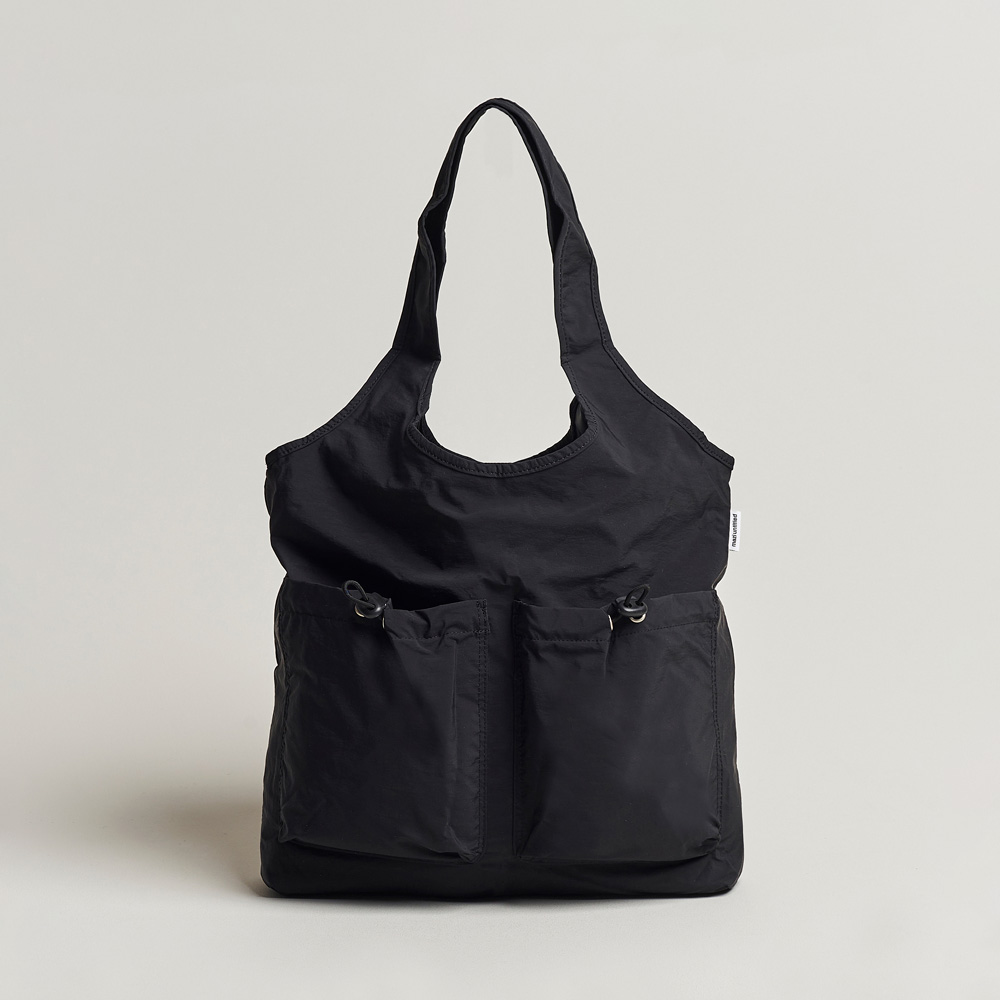 mazi untitled Nylon Bore Bag Black at CareOfCarl.com