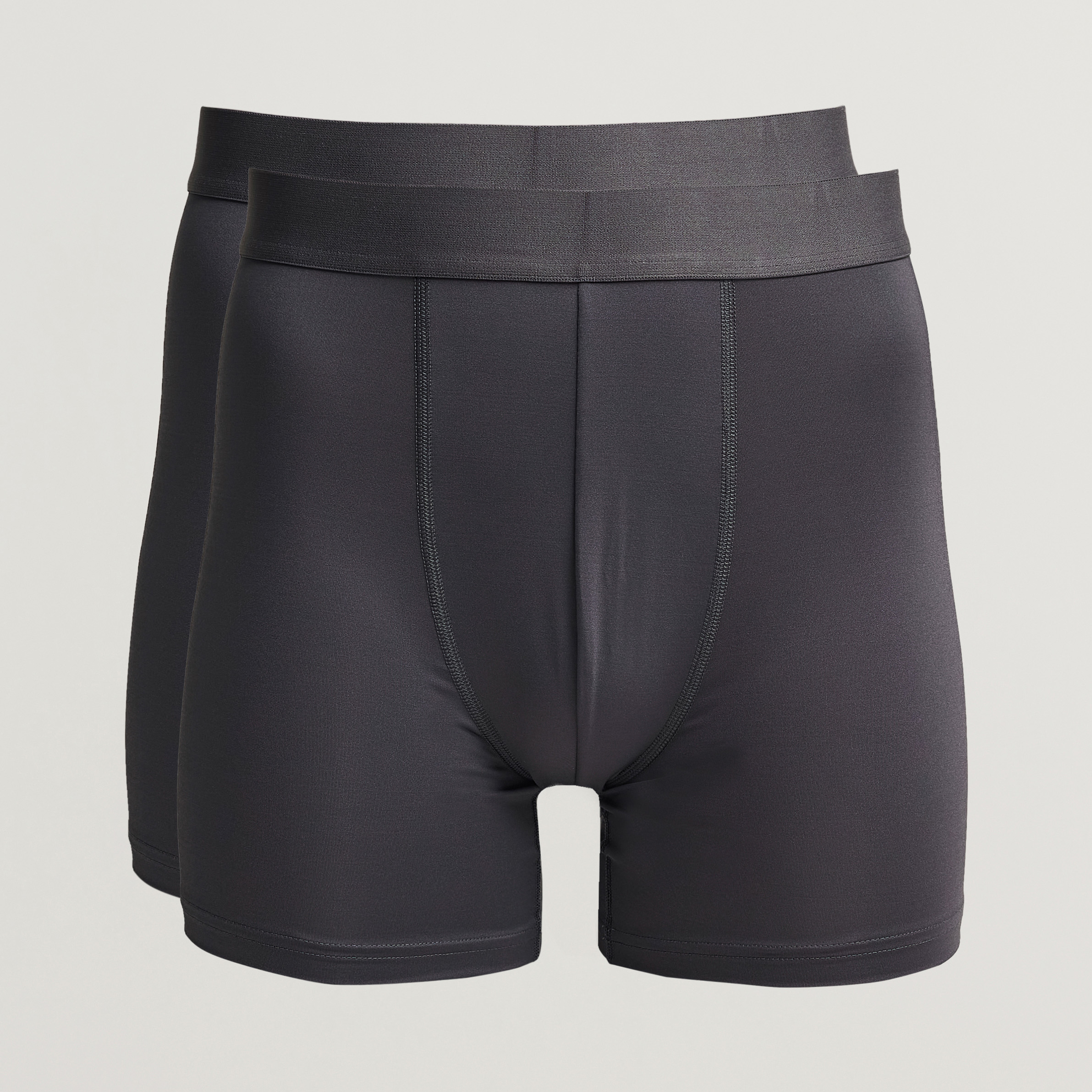 Bread & Boxers 2-Pack Active Boxer Brief Iron Grey at CareOfCarl.com