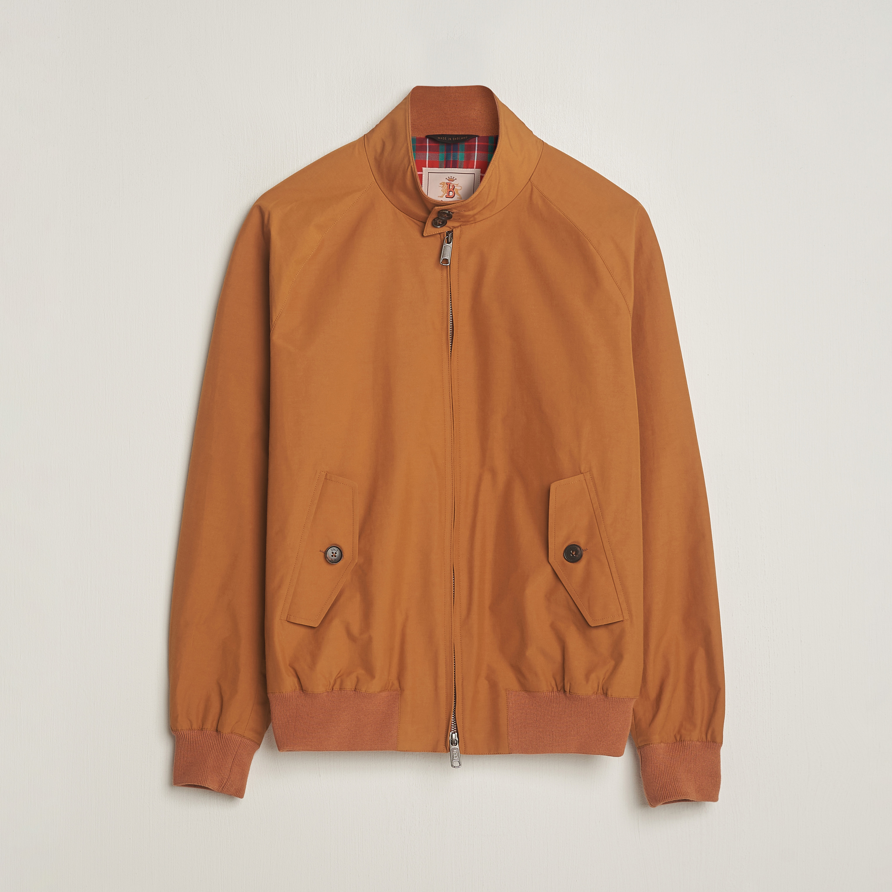 Baracuta G9 Original Harrington Jacket Pumpkin Spice at CareOfCarl.com