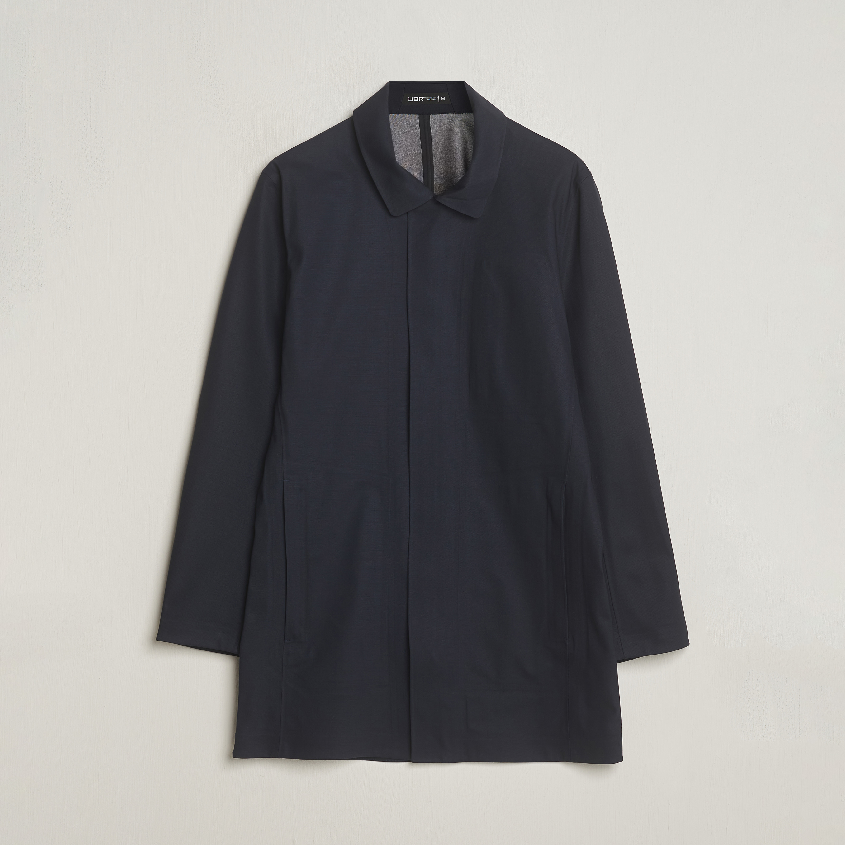 UBR Sky Fall Savile Waterproof Wool Coat Dark Navy at CareOfCarl.com