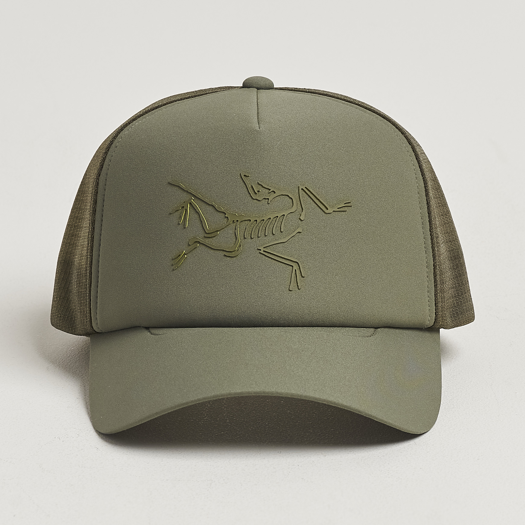 Arc'teryx Bird Trucker Cap Forage/Tatsu at CareOfCarl.com