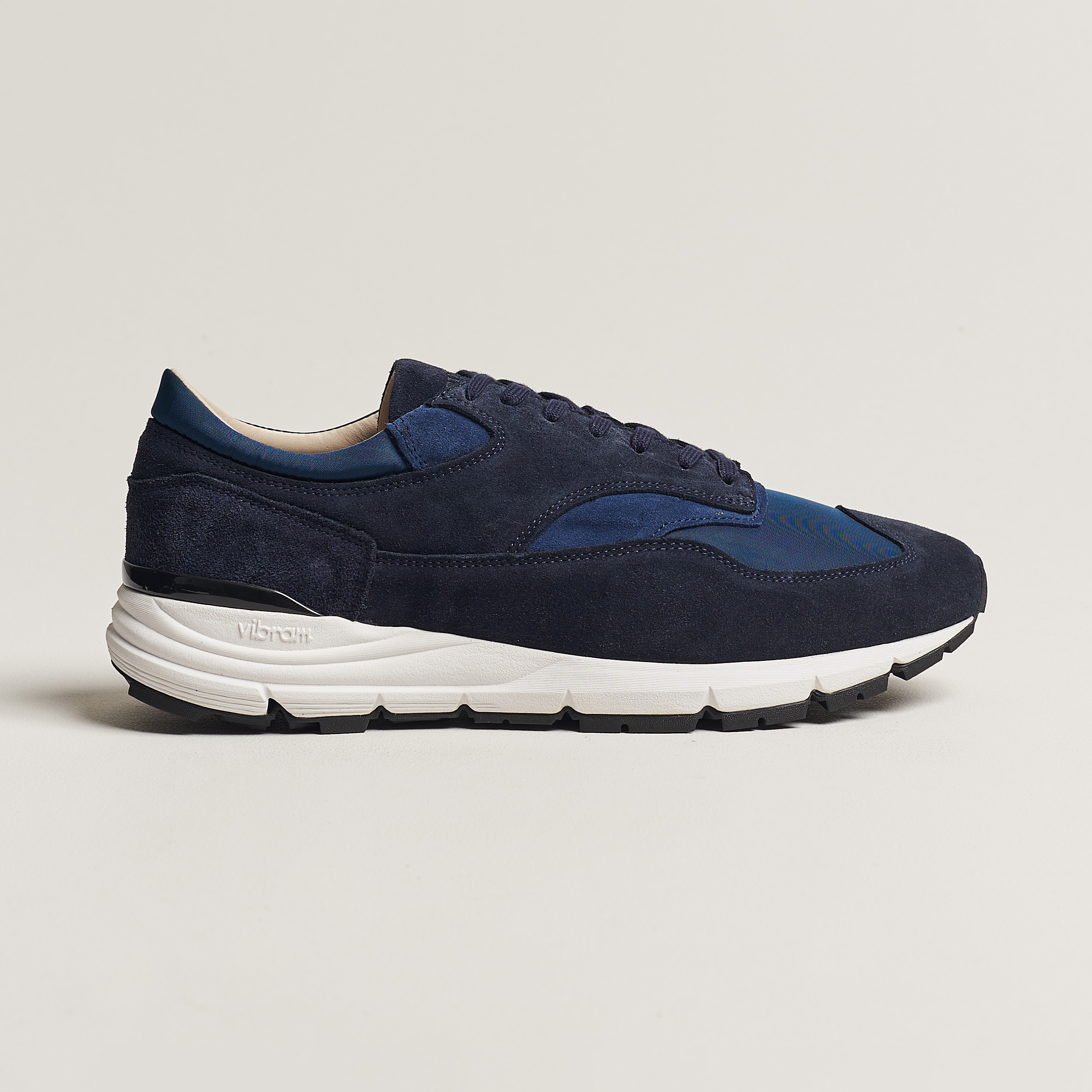 Sweyd Way Suede Running Sneaker Navy at CareOfCarl.com
