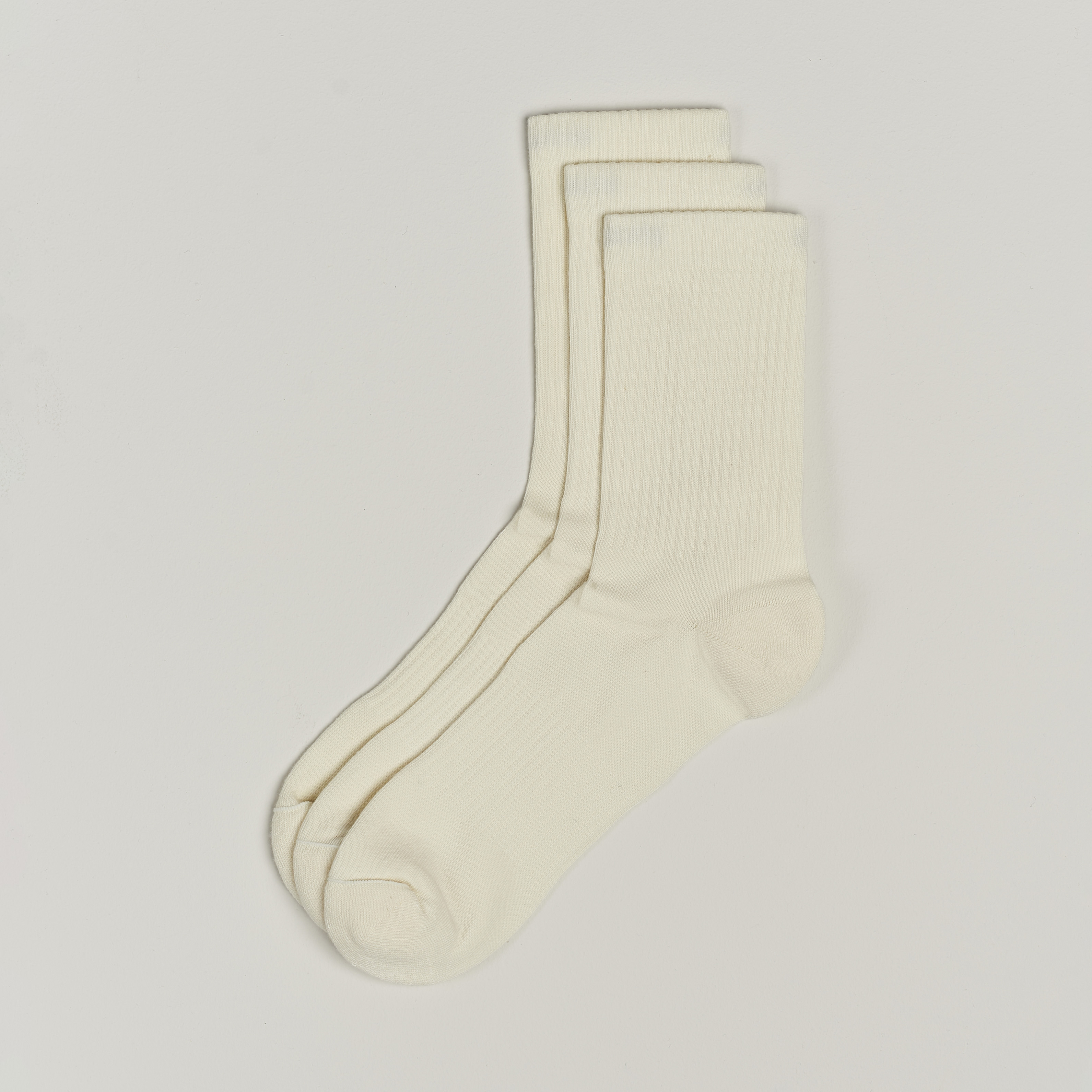 Sweyd 3-Pack Crew Cotton Socks White at CareOfCarl.com