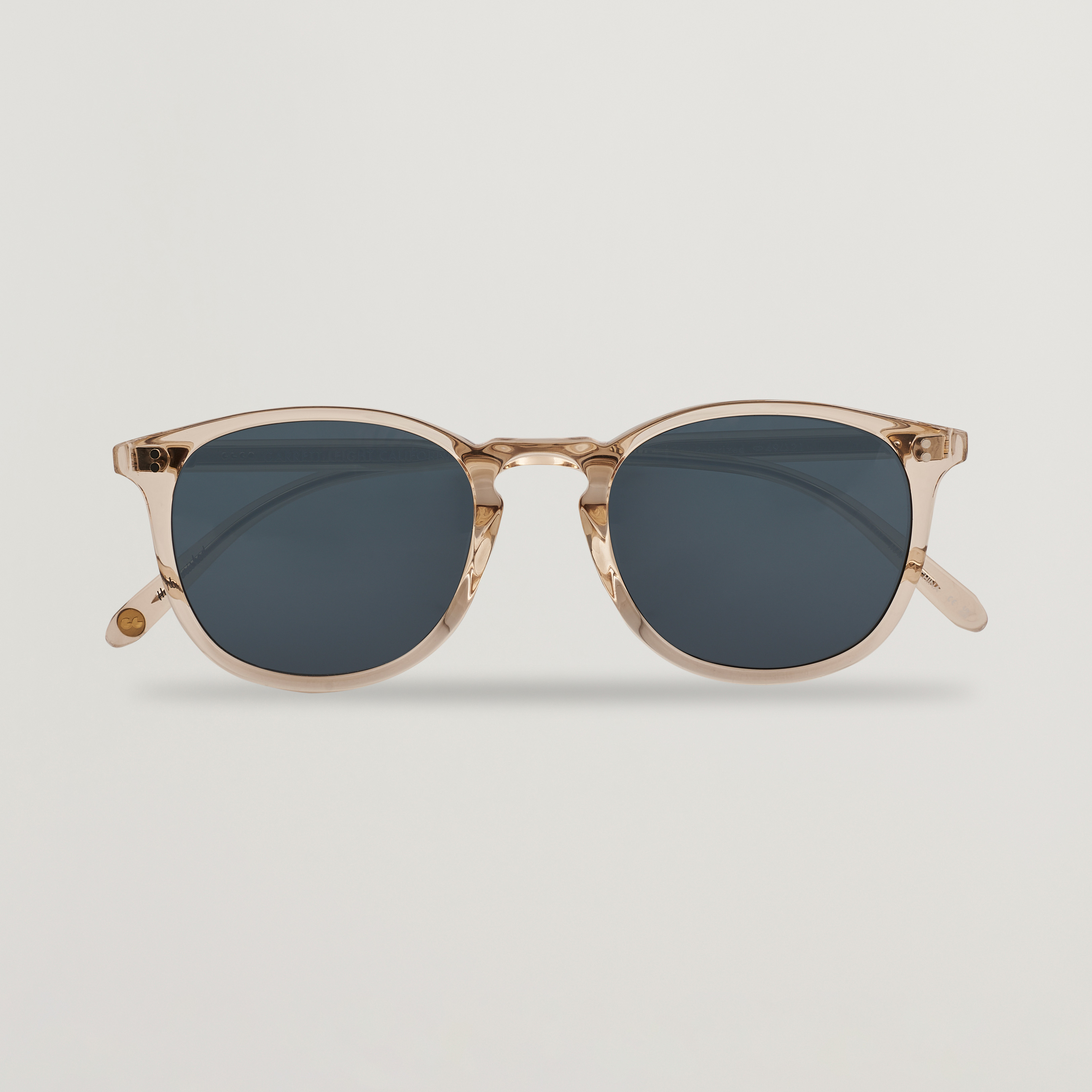 Garrett Leight Kinney 49 Sunglasses Transparent/Blue at CareOfCarl.com