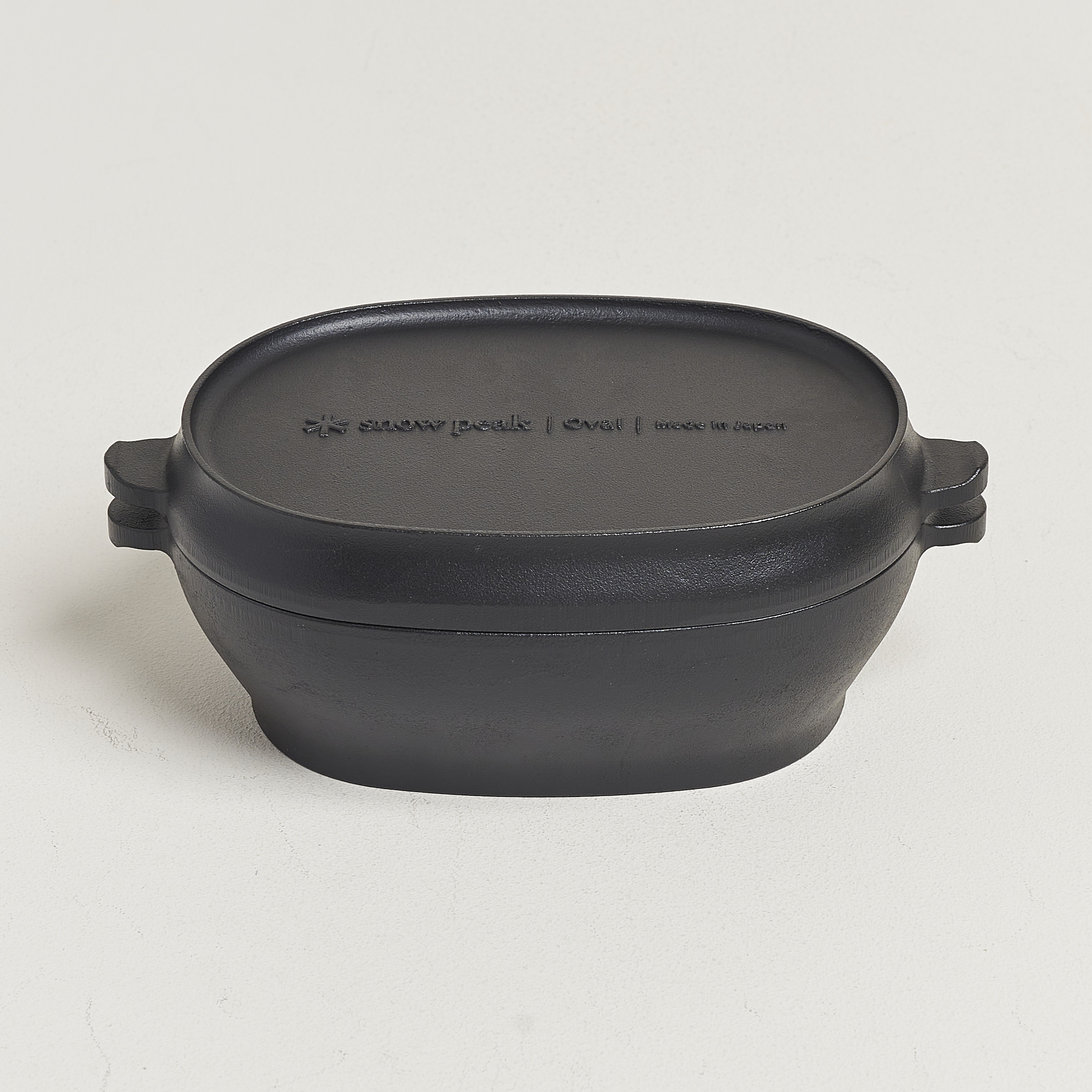 Snow Peak Micro Oval Cast Iron Oven at CareOfCarl.com