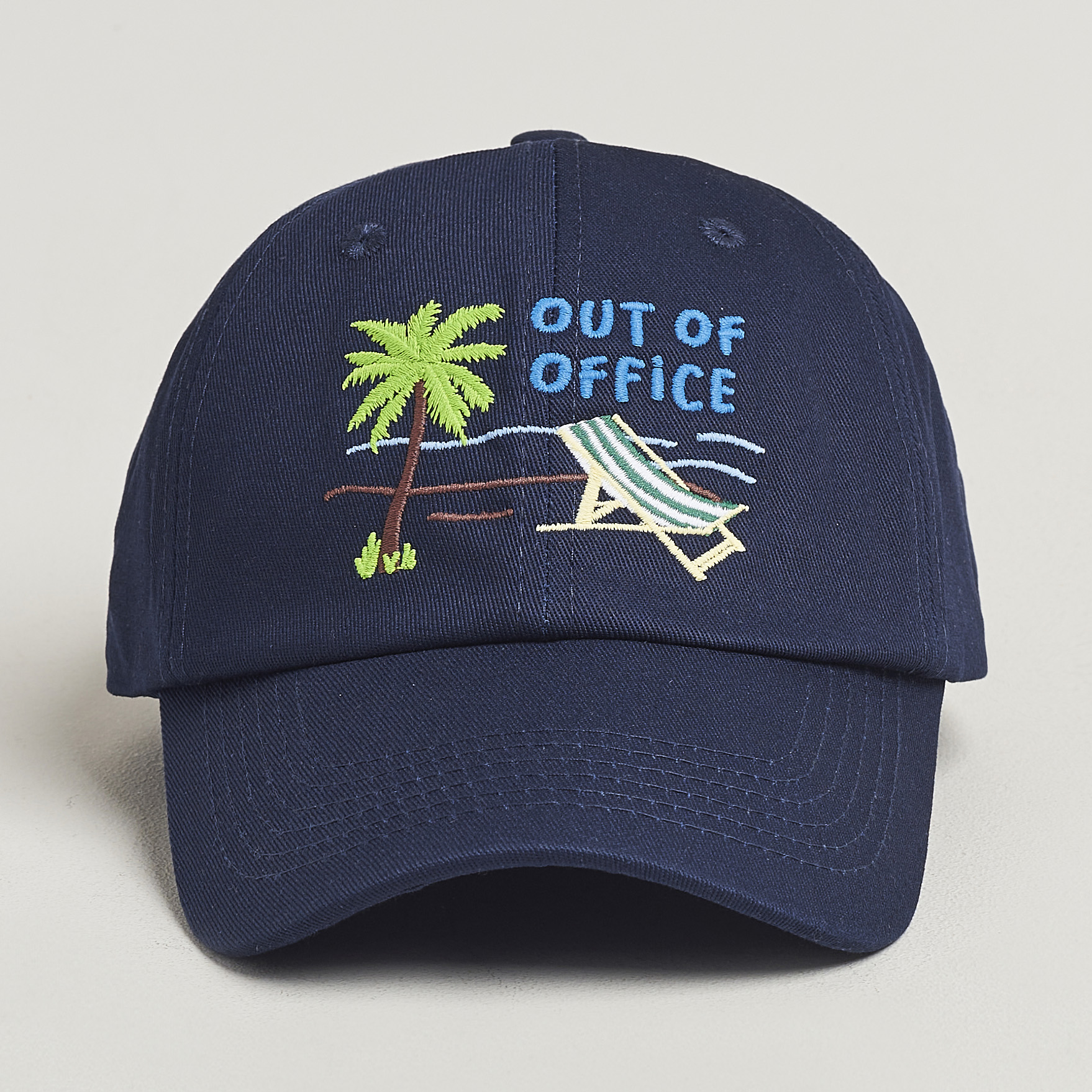 MC2 Saint Barth Embroidered Baseball Cap Out Of Office at CareOfCarl.com