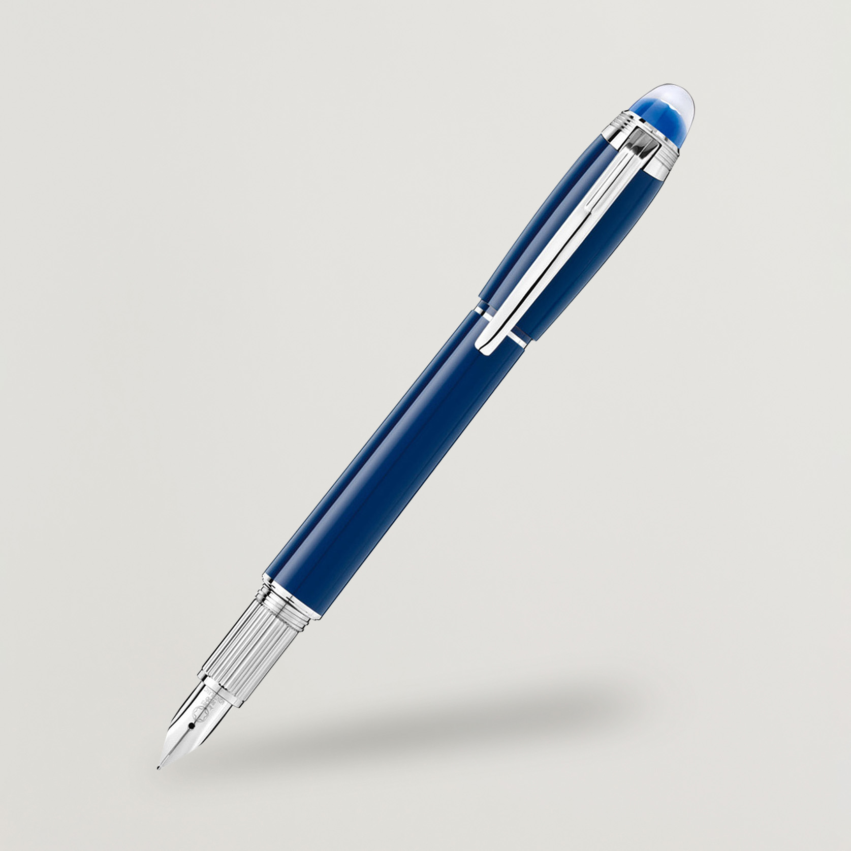 Montblanc StarWalker Blue Planet Precious Resin FP Blue at CareOfCarl.com