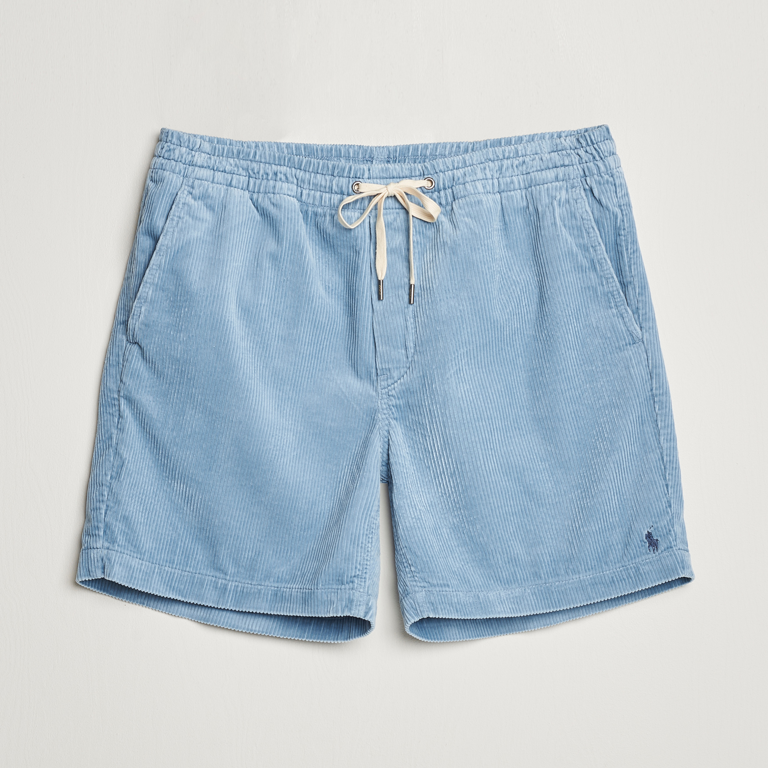 Polo Ralph Lauren Prepster Corduroy Drawstring Shorts Blue Note at CareOfCa