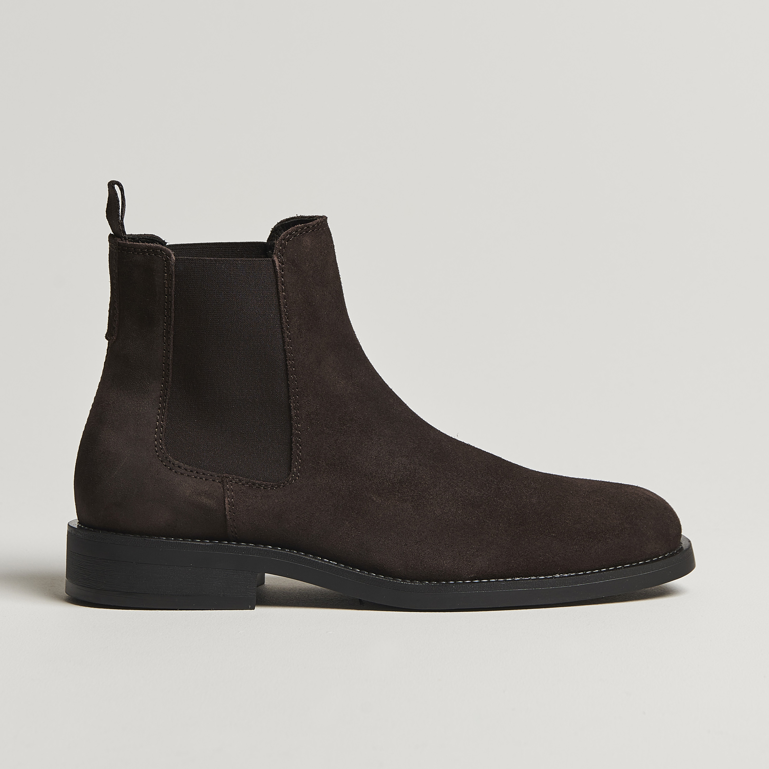 GANT Rizmood Suede Chelsea Boot Dark Brown at CareOfCarl.com