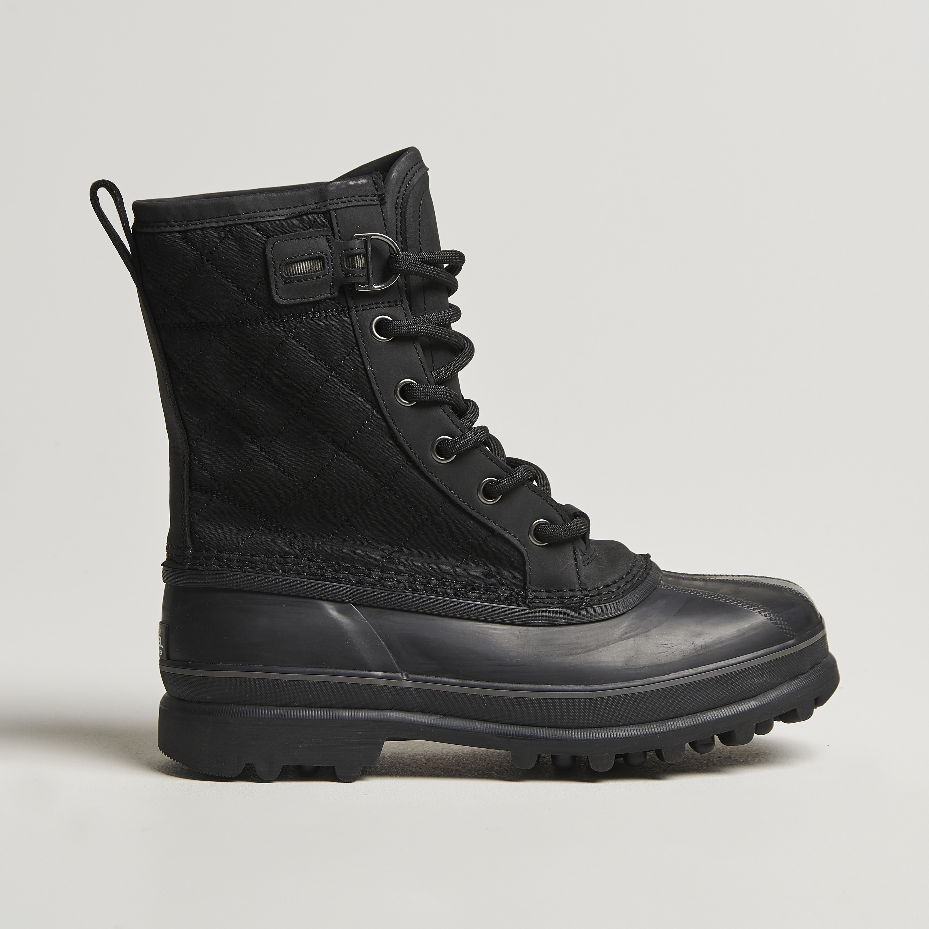 Sorel Caribou Royal WP Canvas Boots Black at CareOfCarl.com