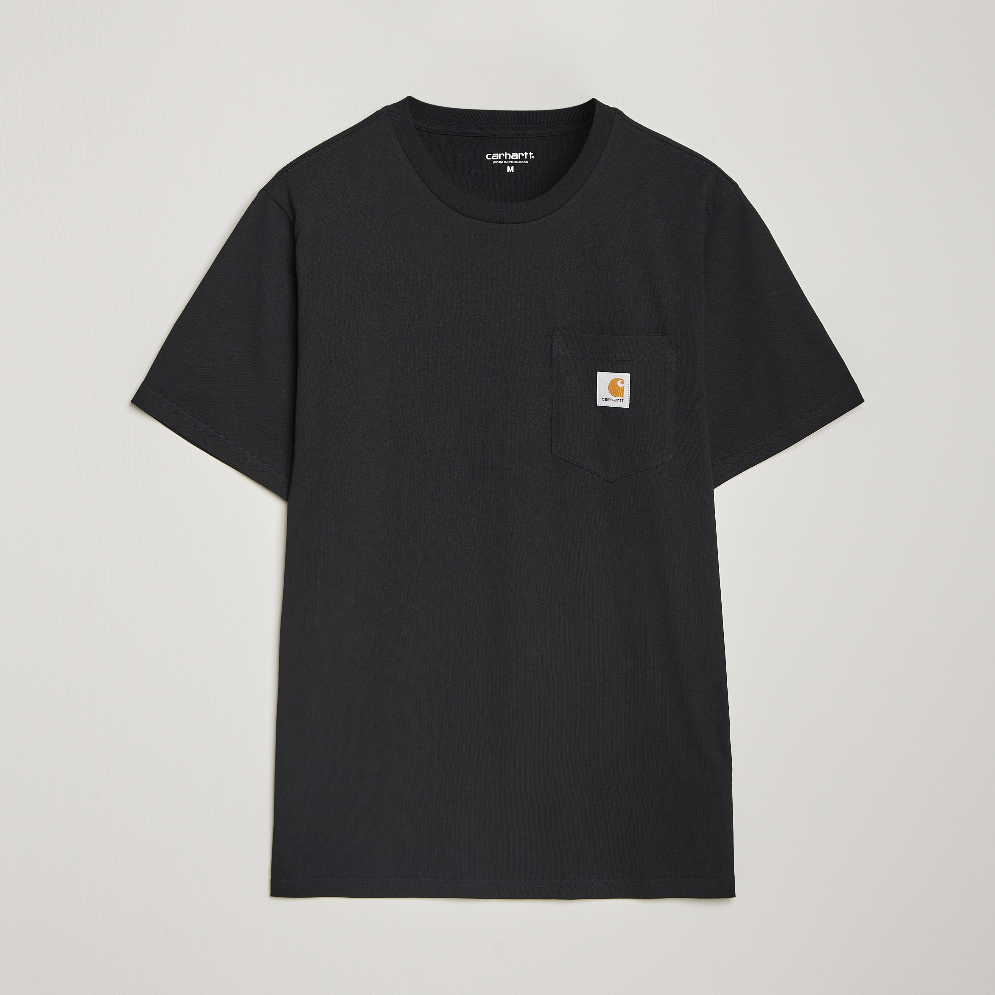Carhartt WIP Pocket Cotton T-Shirt Black at CareOfCarl.com