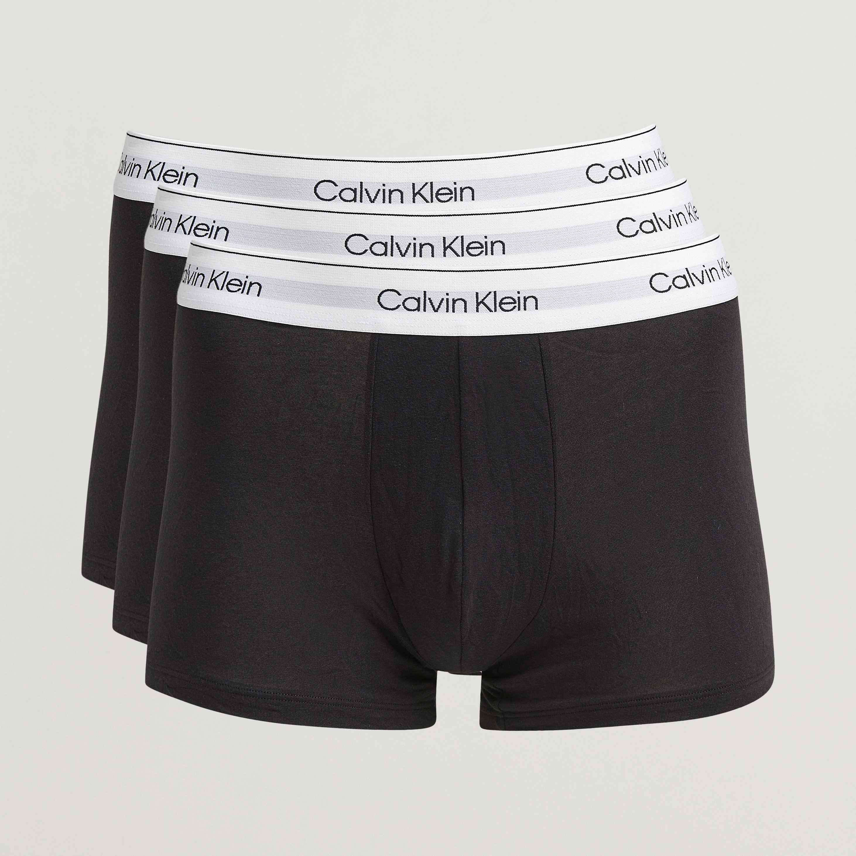 Calvin Klein 3-Pack Icon Cotton Stretch Trunk Black at CareOfCarl.com