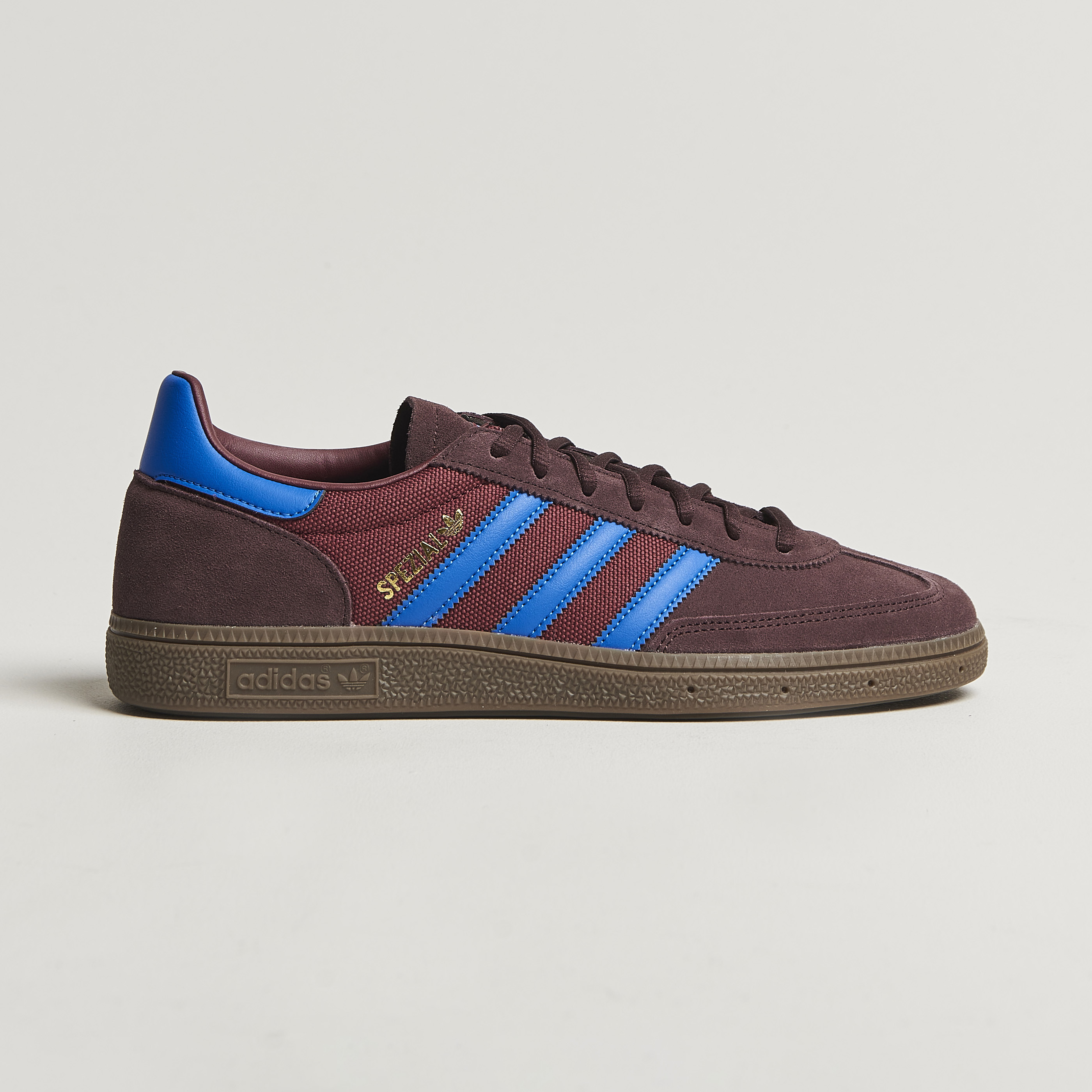 adidas Originals Handball Spezial Sneaker Burgundy/Blue at CareOfCarl.com
